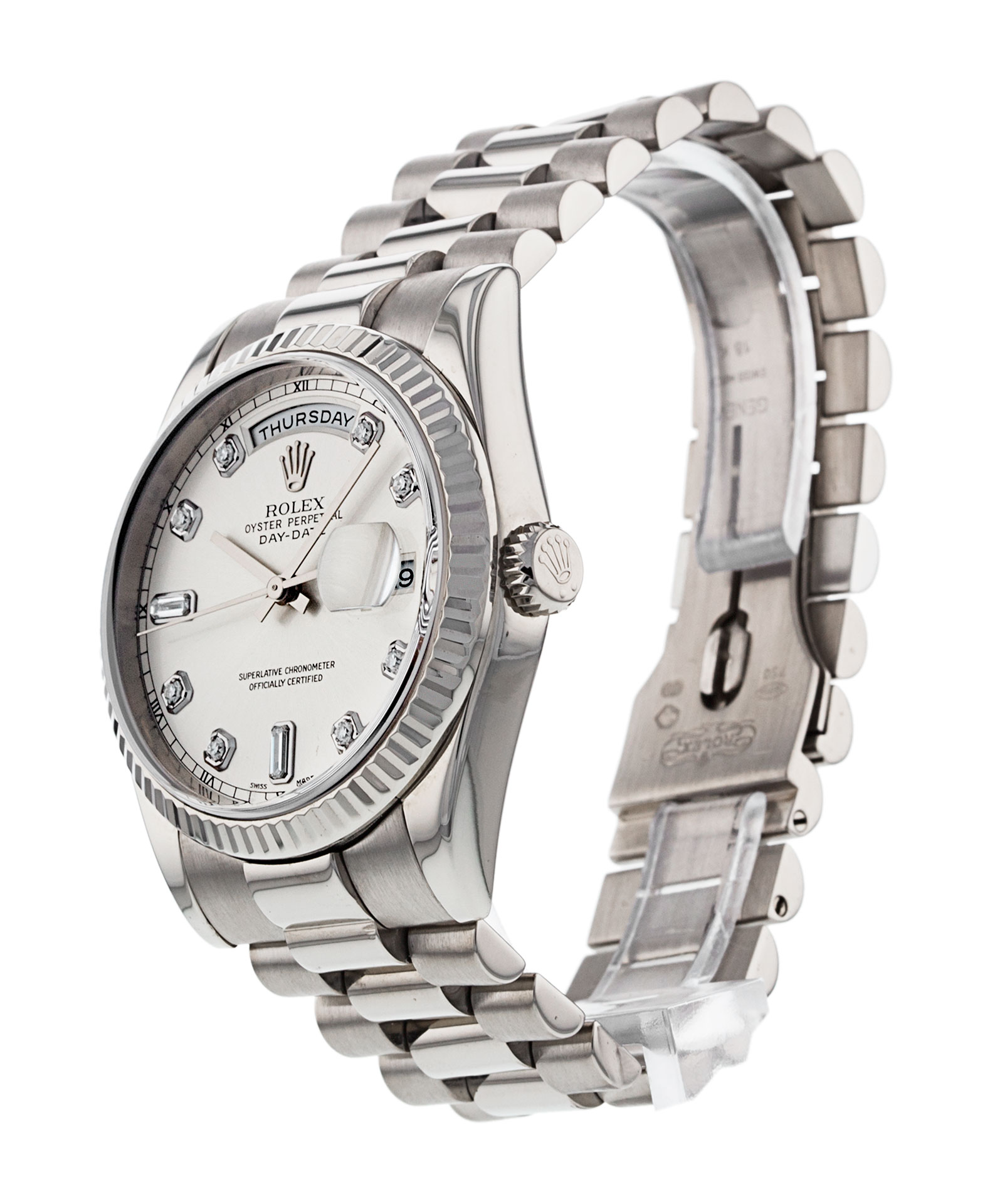 La Cote des Montres: Watchfinder pre-owned watch - Rolex Day-Date - 118239