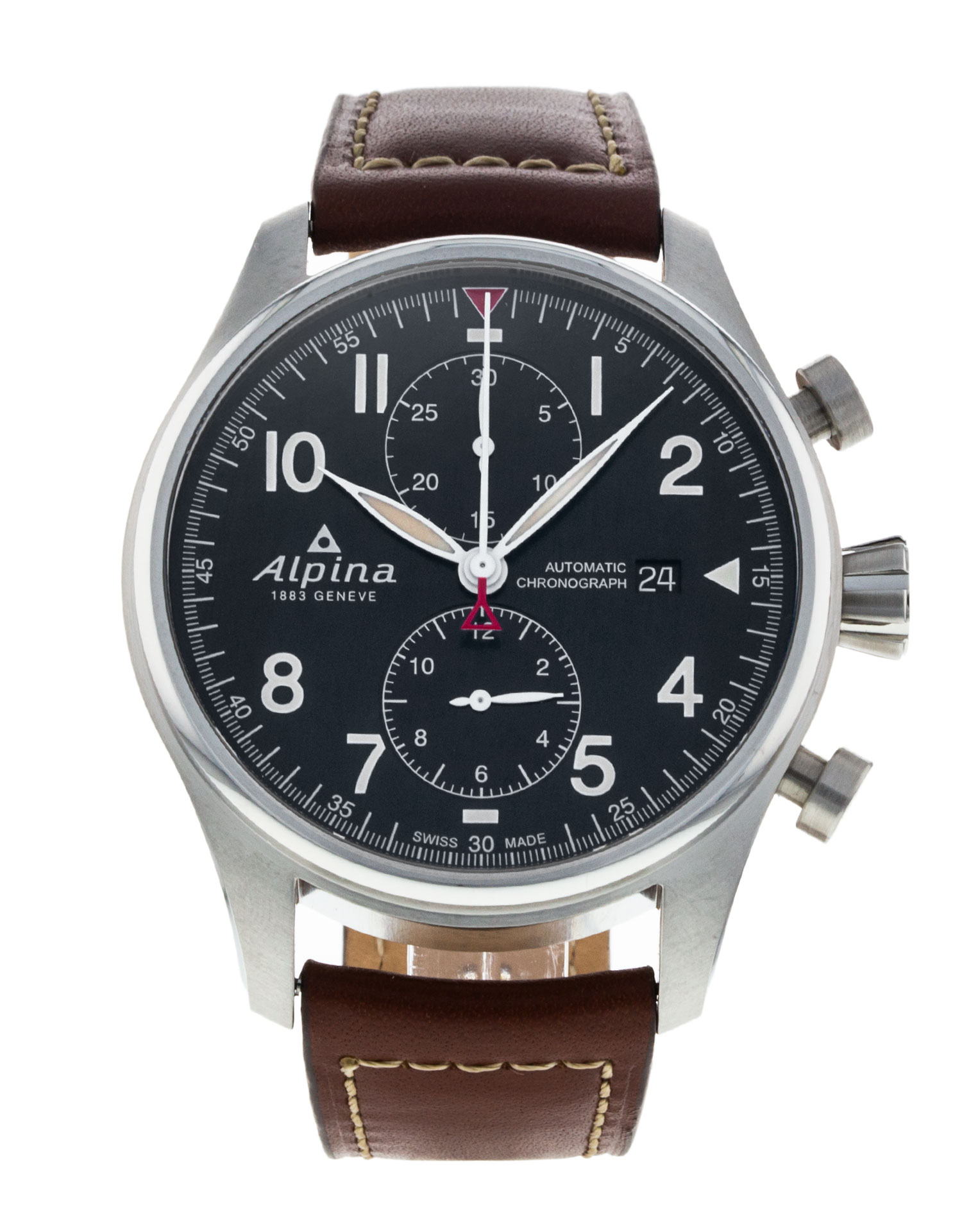 La Cote des Montres : Montre occasion Watchfinder - Alpina Startimer Pilot - AL-725N4S6