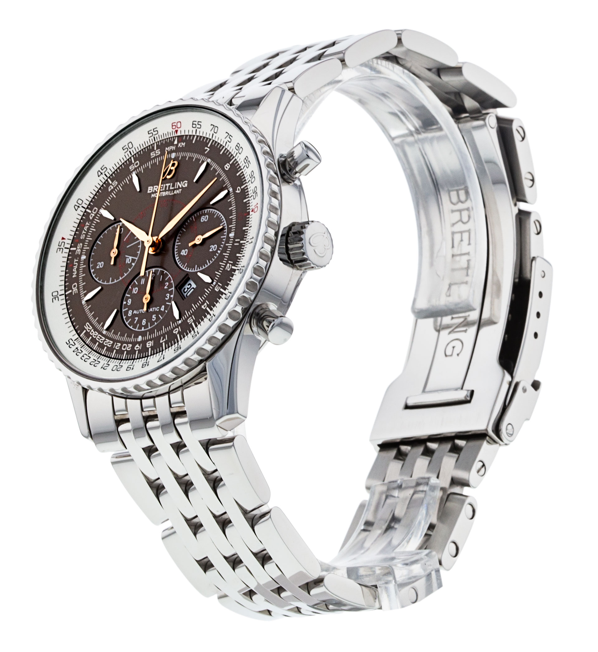 La Cote des Montres: Watchfinder pre-owned watch - Breitling Montbrillant - A41370