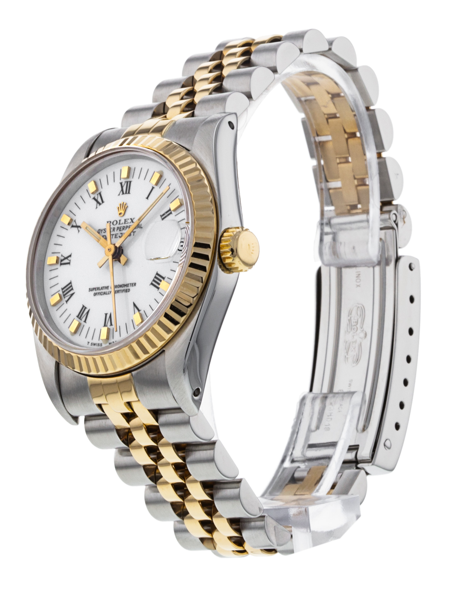 La Cote des Montres: Watchfinder pre-owned watch - Rolex Mid-Size Datejust - 68273