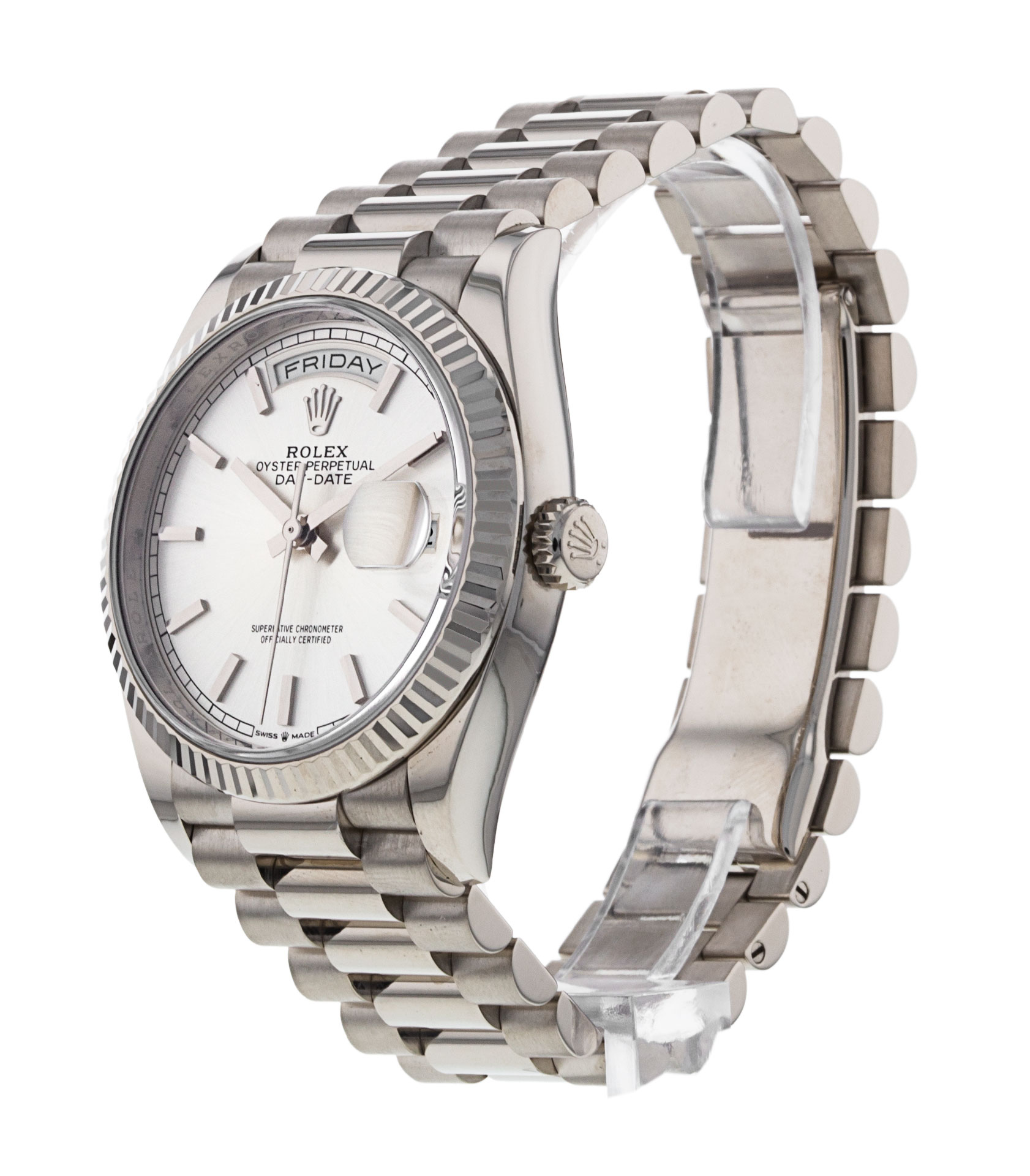 La Cote des Montres : Montre occasion Watchfinder - Rolex Day-Date 36 ...