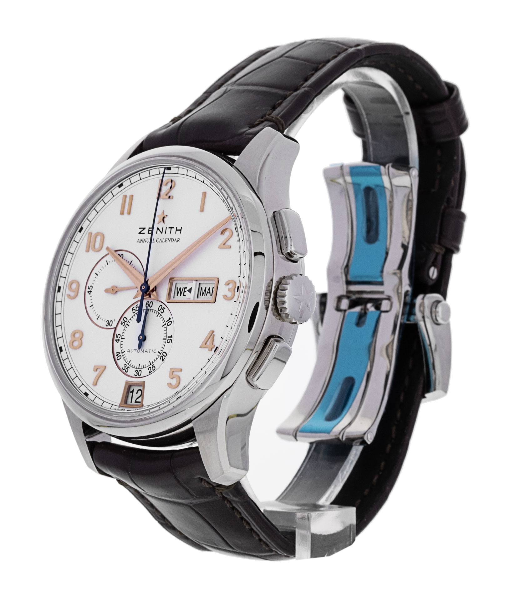 La Cote des Montres : Montre occasion Watchfinder - Zenith Captain - 03 ...