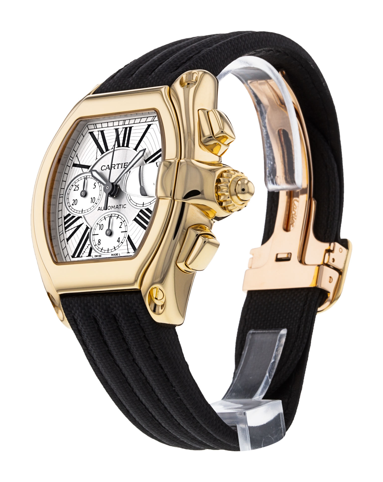 La Cote des Montres : Montre occasion Watchfinder - Cartier Roadster ...