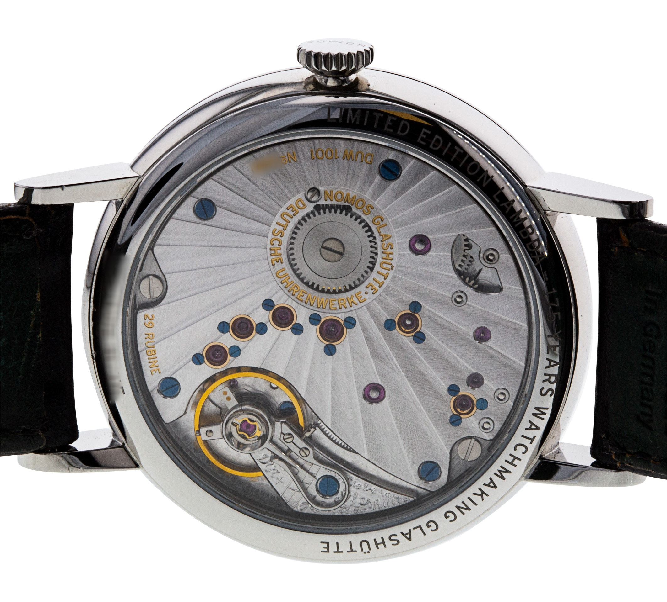 La Cote des Montres : Montre occasion Watchfinder - Nomos Glashutte Lambda - 960.S3
