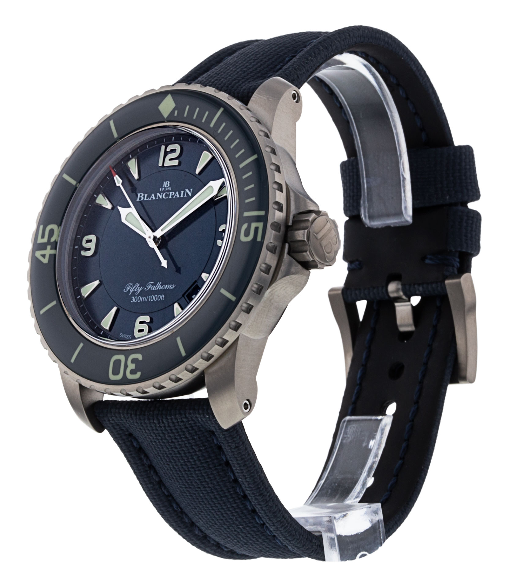 La Cote des Montres : Montre occasion Watchfinder - Blancpain Fifty ...