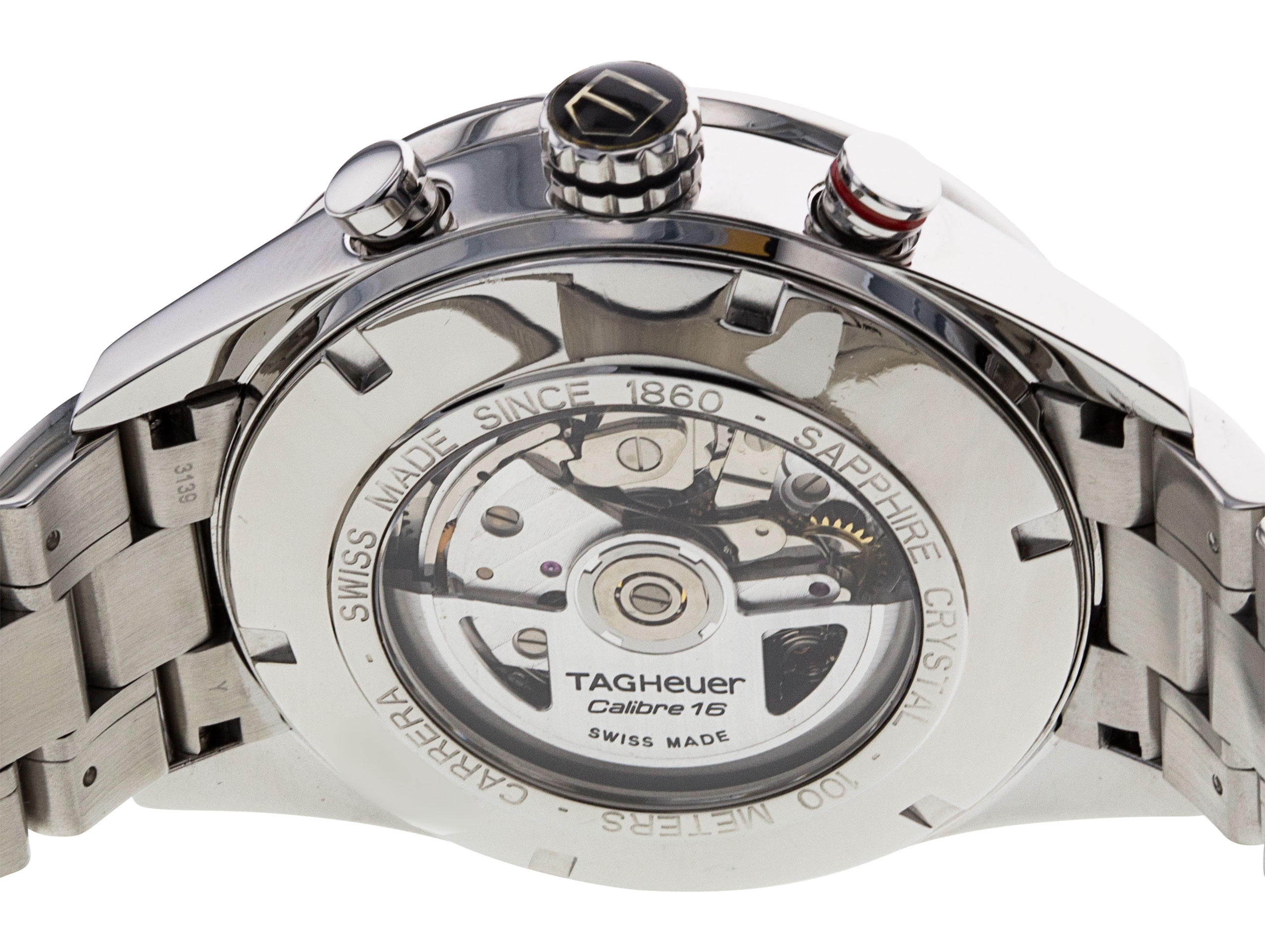 La Cote des Montres : Montre occasion Watchfinder - Tag Heuer Carrera ...