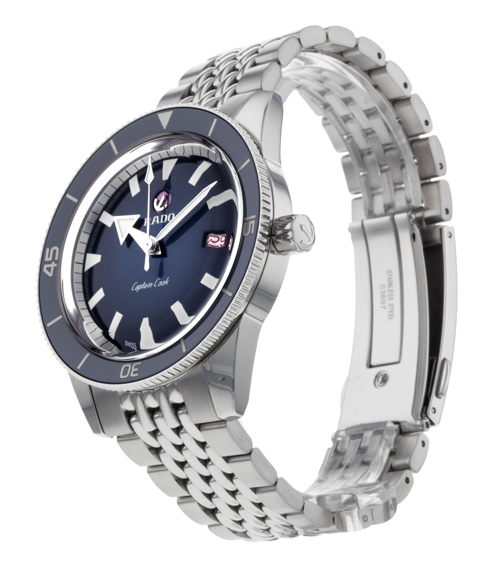 La Cote des Montres : Montre occasion Watchfinder - Rado Captain Cook ...