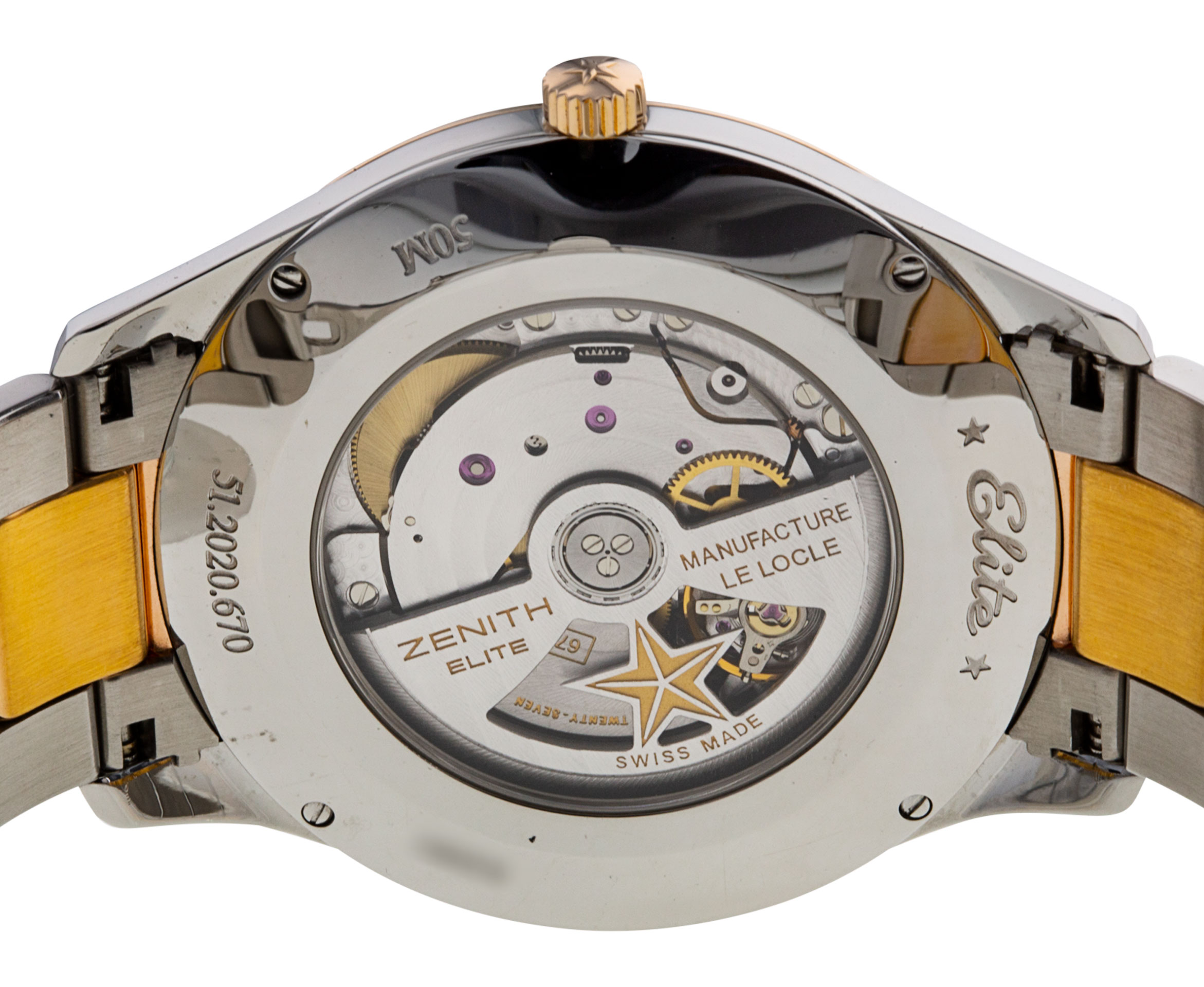 La Cote des Montres: Watchfinder pre-owned watch - Zenith Captain - 51. ...