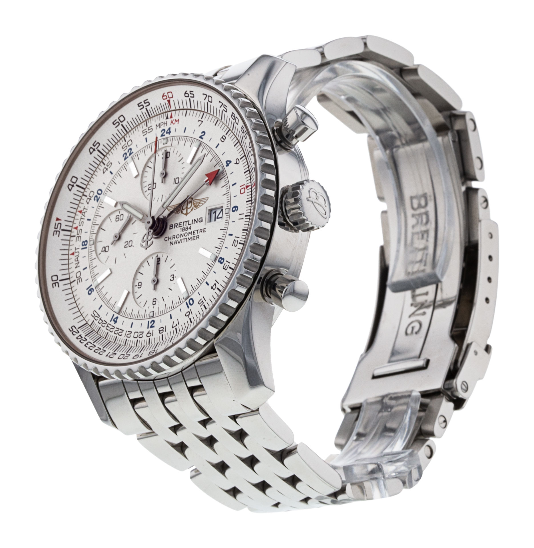 La Cote des Montres : Montre occasion Watchfinder - Breitling Navitimer ...