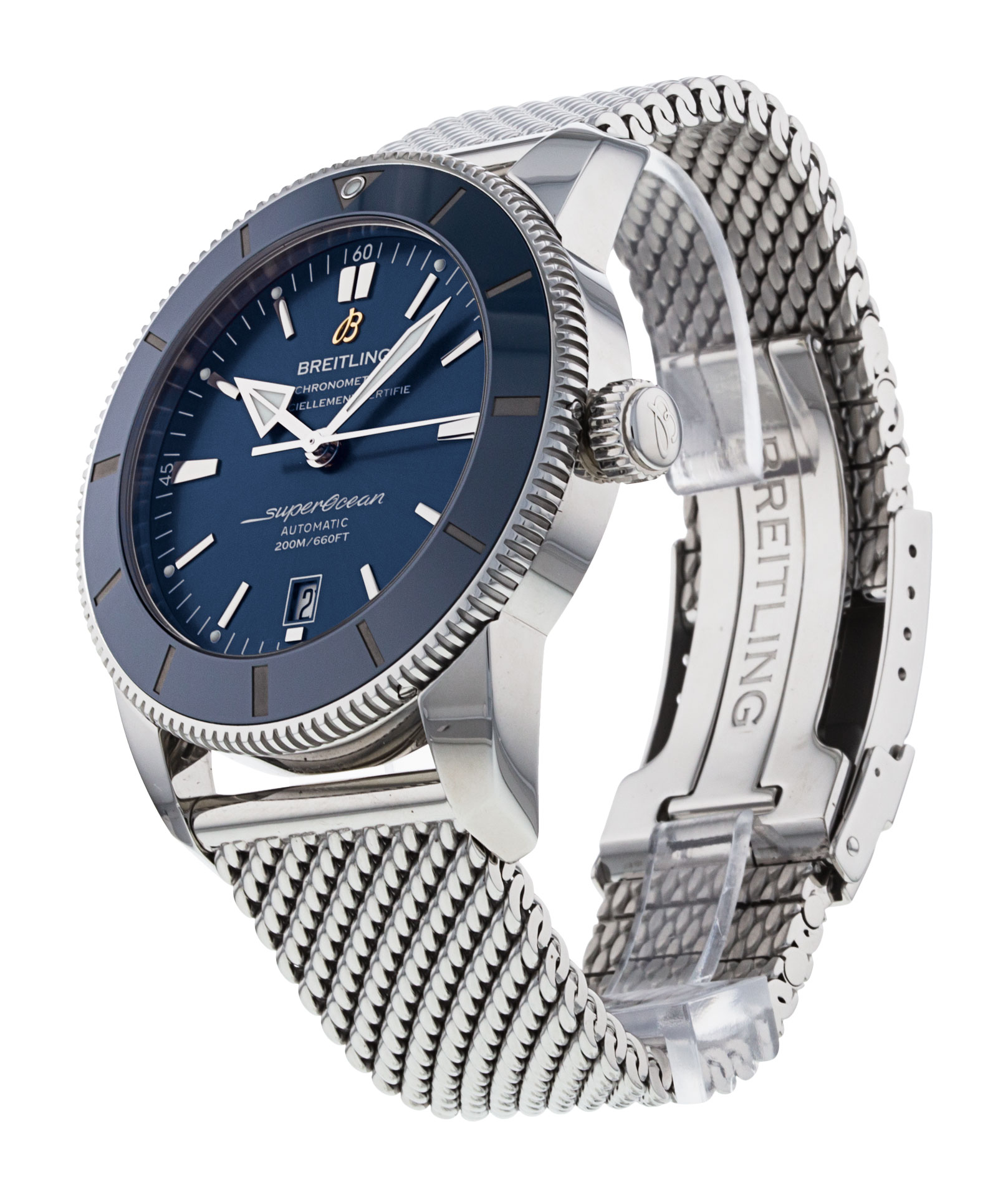 La Cote des Montres : Montre occasion Watchfinder - Breitling SuperOcean Heritage B20 Automatic ...
