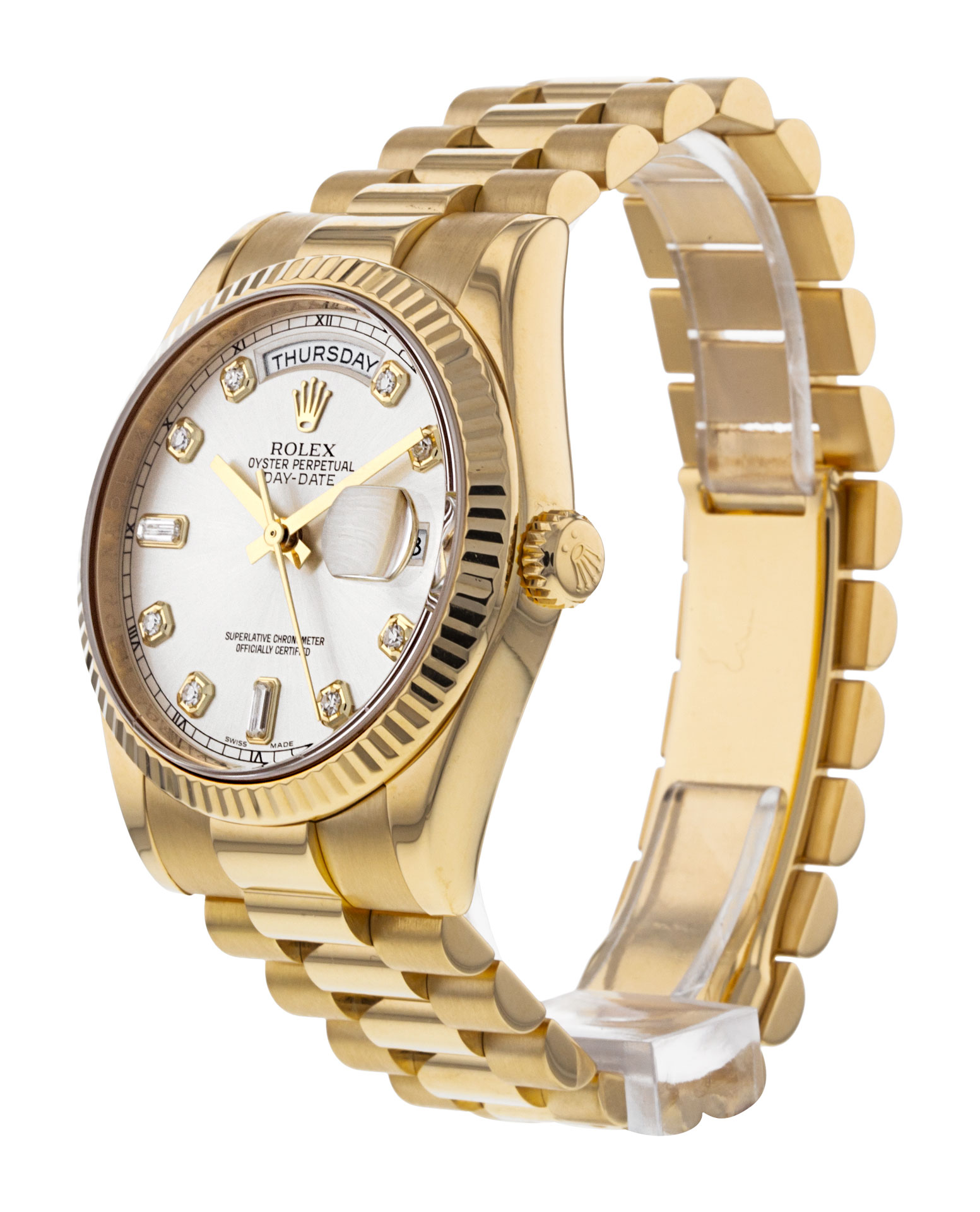 La Cote des Montres : Montre occasion Watchfinder - Rolex Day-Date - 118238