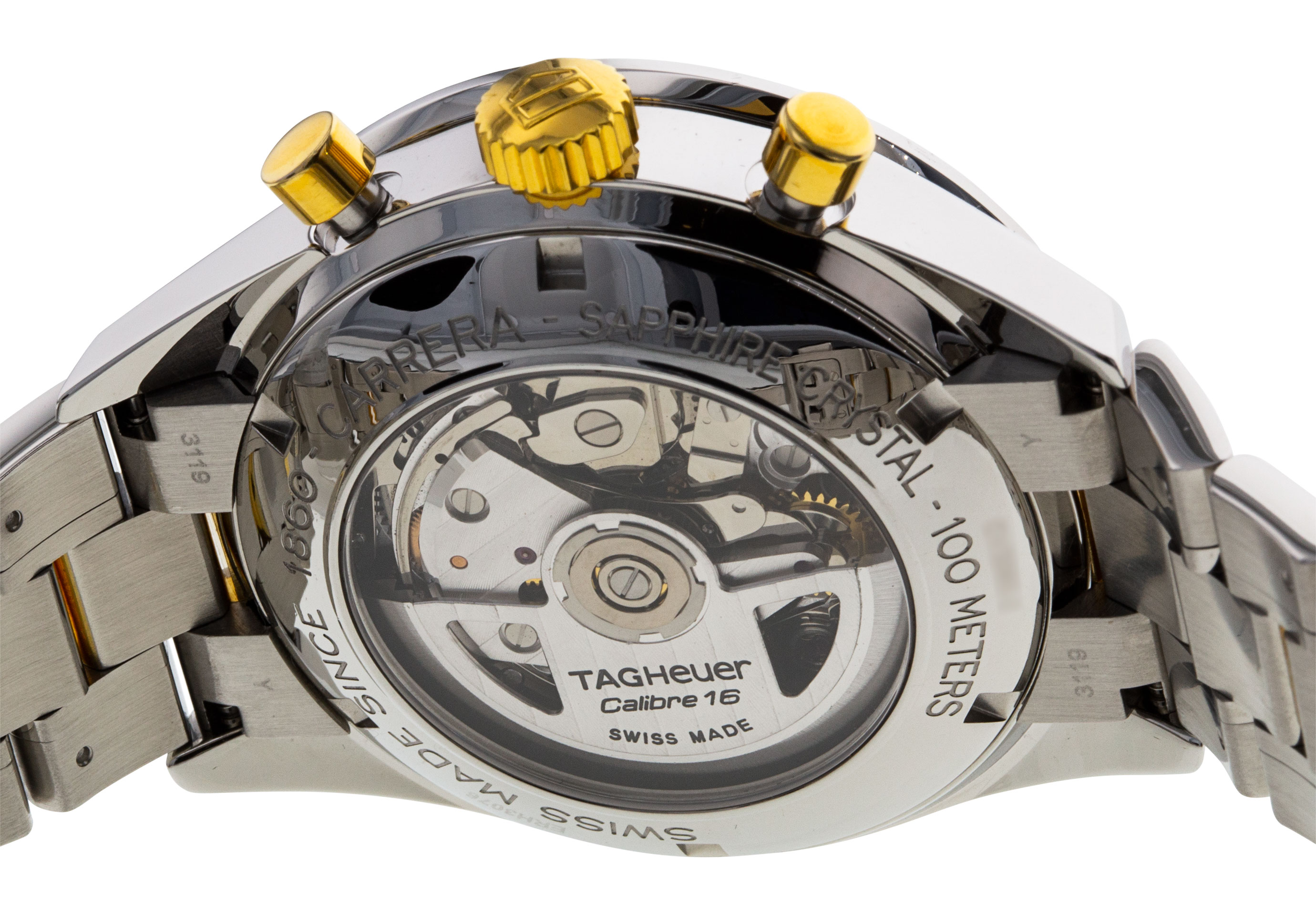 La Cote des Montres : Montre occasion Watchfinder - Tag Heuer Carrera ...