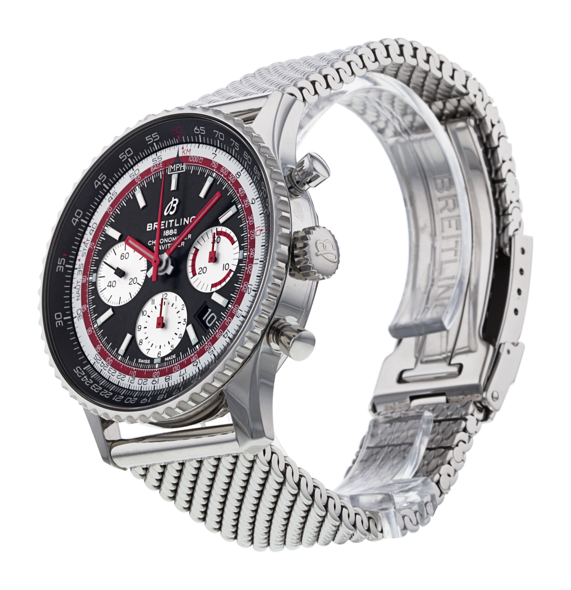 La Cote des Montres : Montre occasion Watchfinder - Breitling Navitimer ...