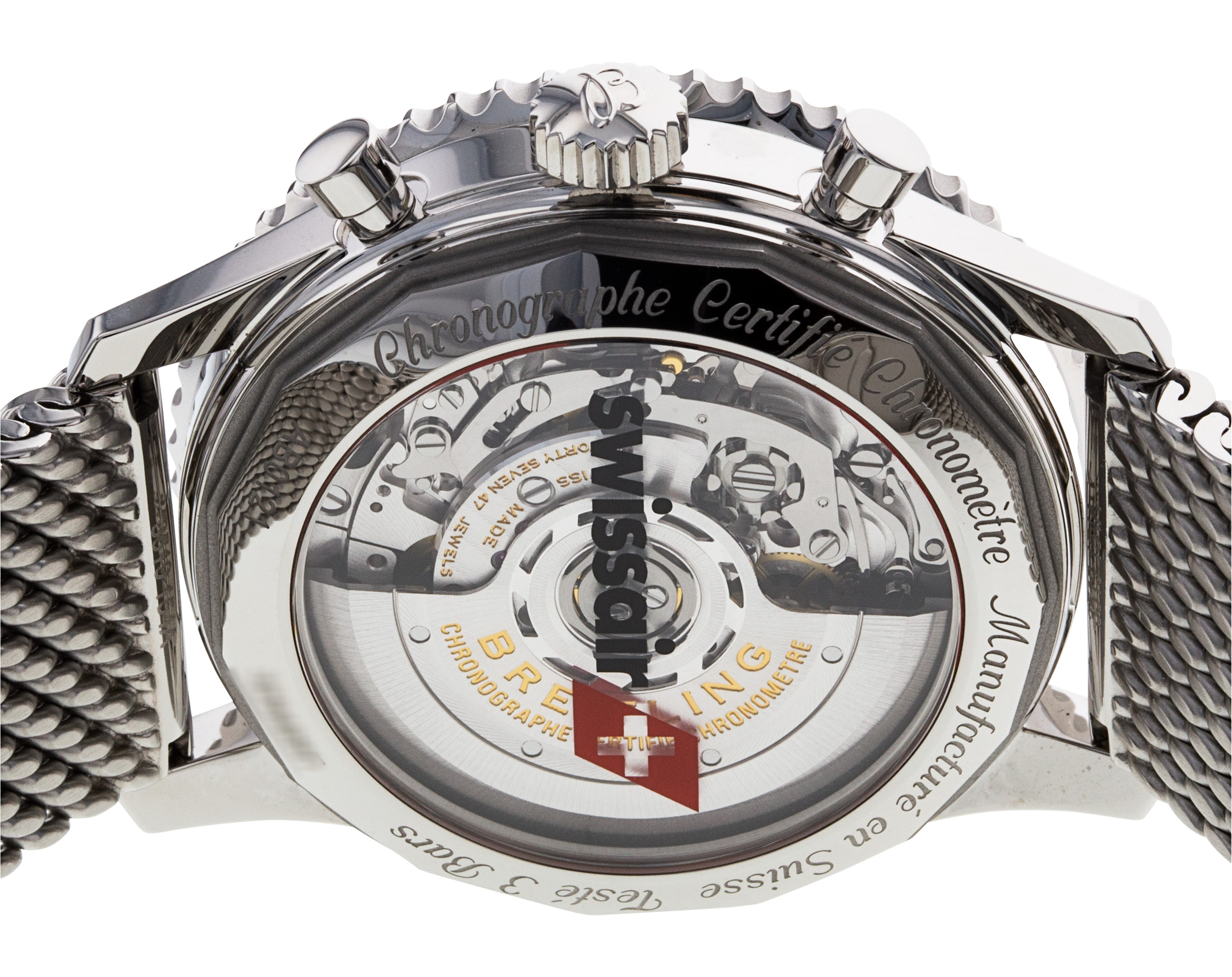 La Cote des Montres : Montre occasion Watchfinder - Breitling Navitimer ...