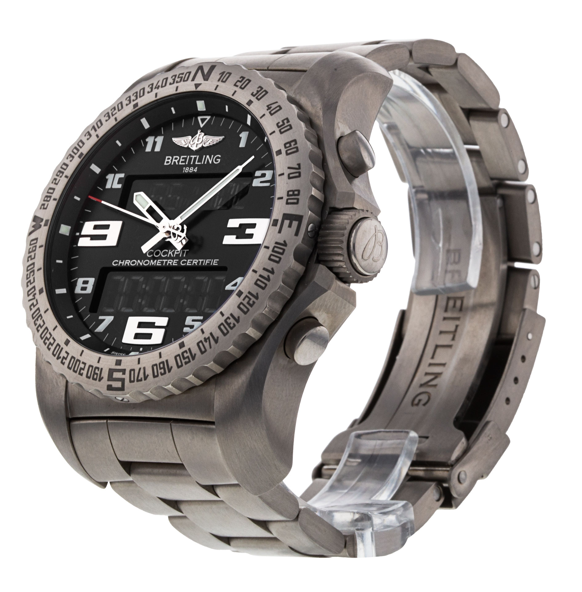 La Cote des Montres : Montre occasion Watchfinder - Breitling Cockpit ...