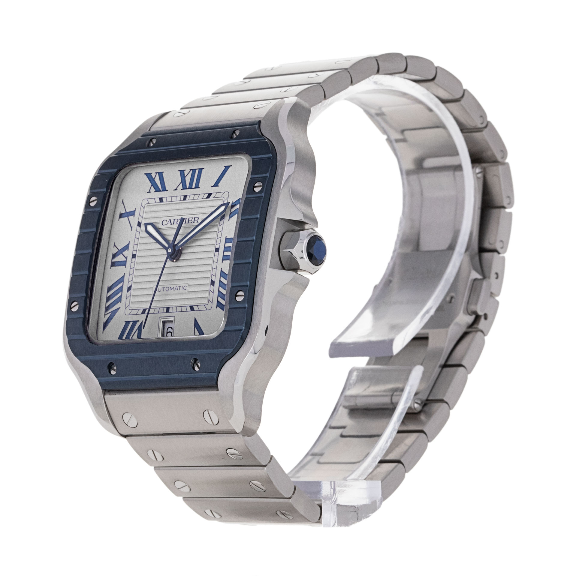 La Cote des Montres : Montre occasion Watchfinder - Cartier Santos de ...