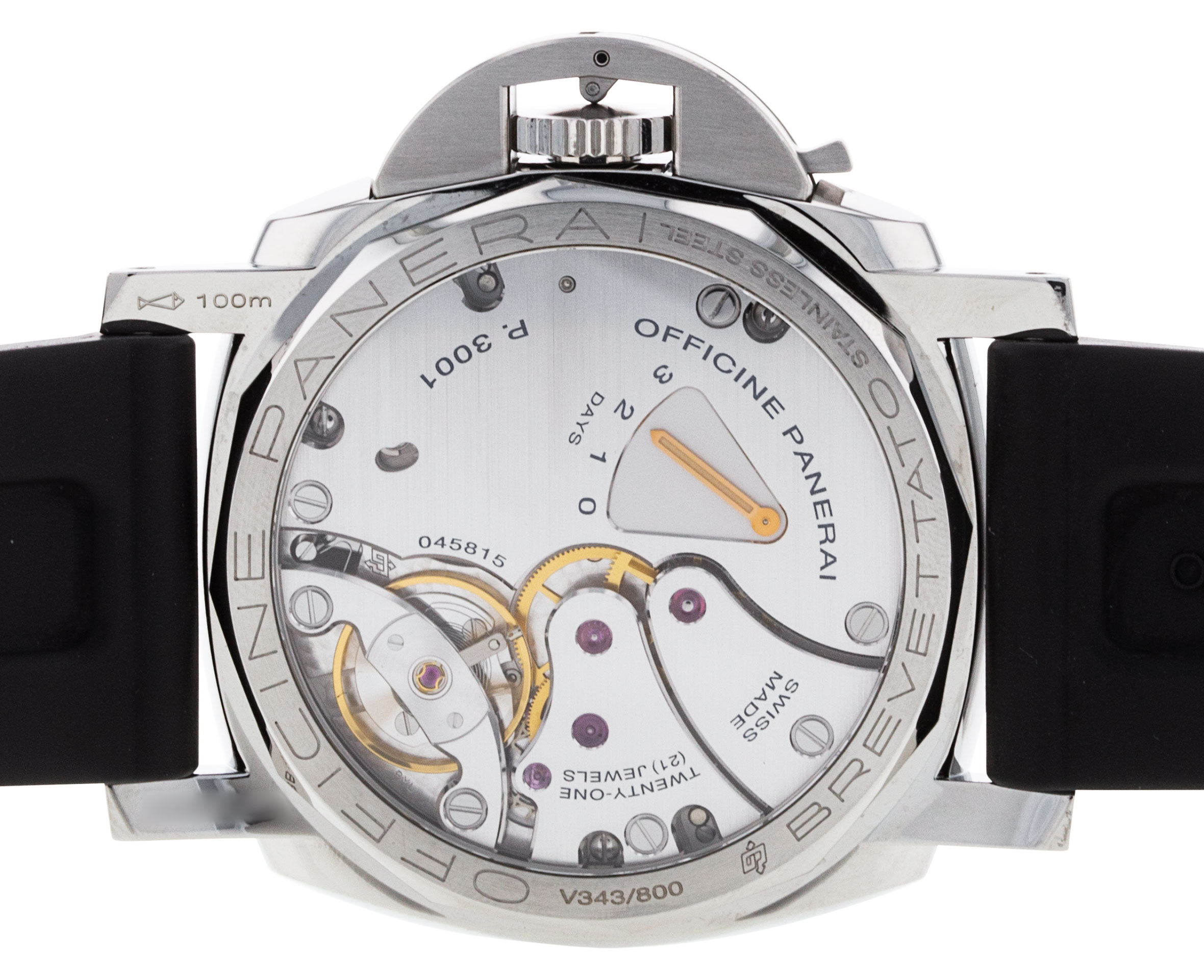 La Cote des Montres : Montre occasion Watchfinder - Panerai Luminor ...