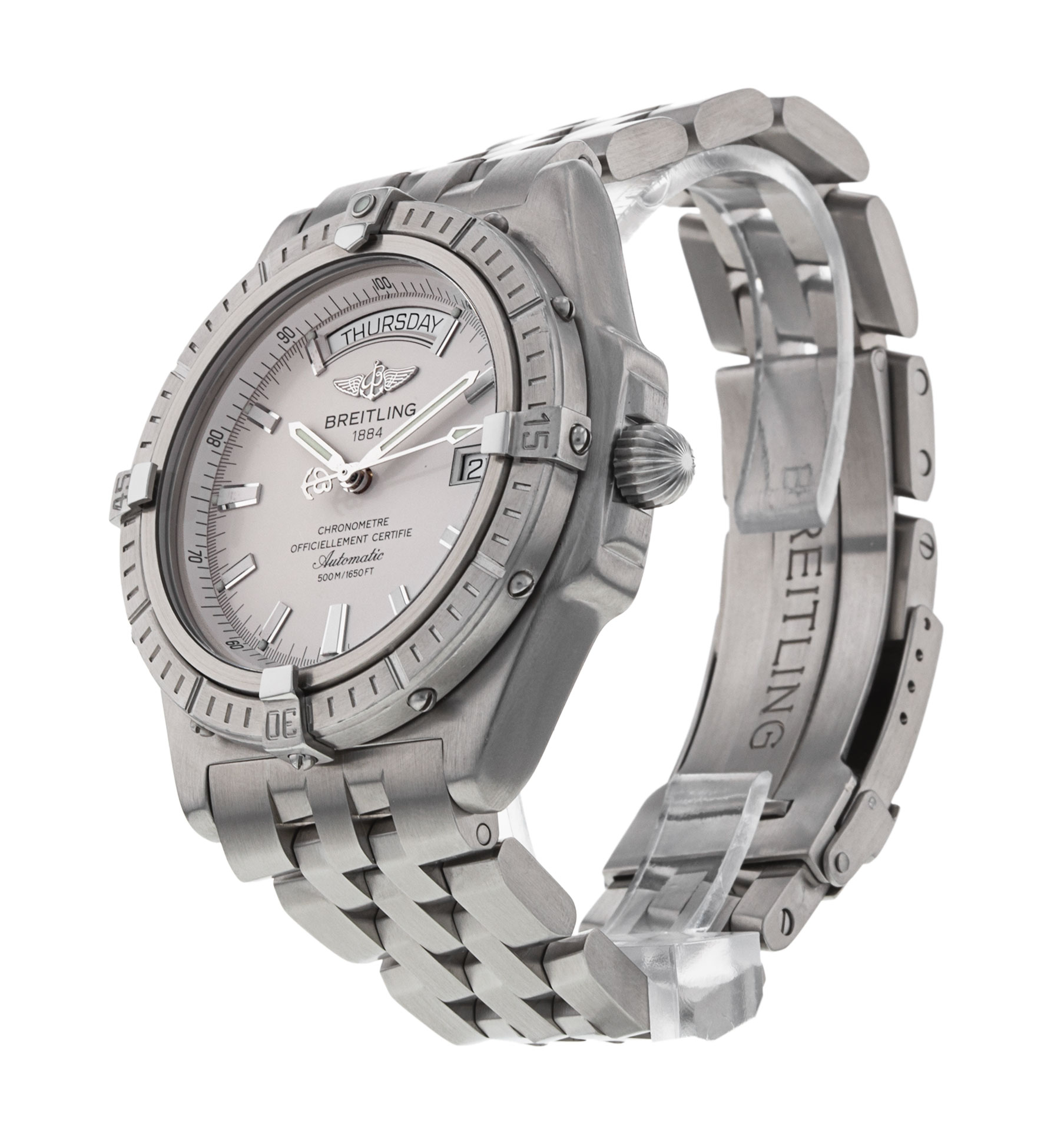 La Cote des Montres : Montre occasion Watchfinder - Breitling Headwind - A45355