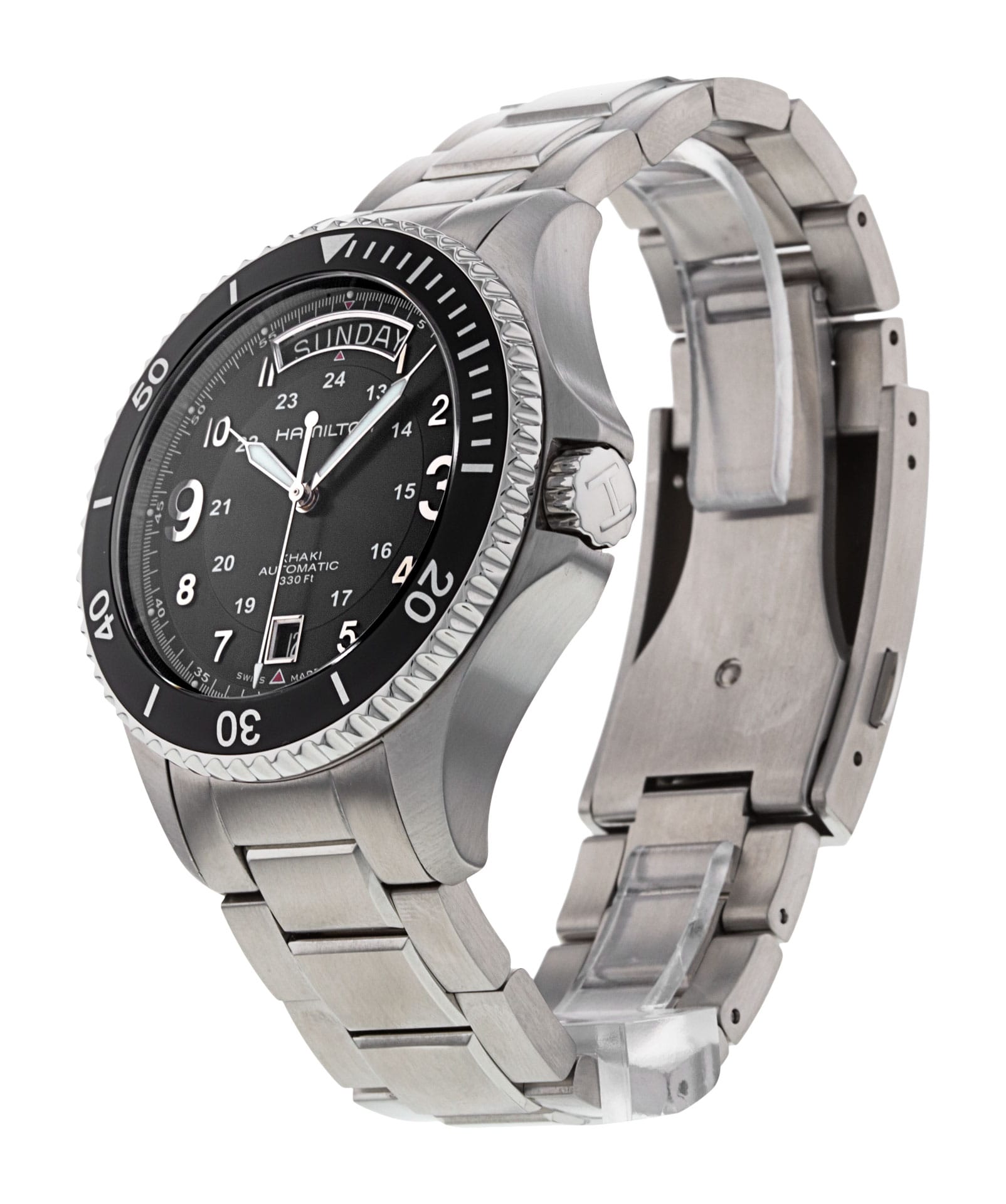 La Cote des Montres : Montre occasion Watchfinder - Hamilton Khaki Navy ...