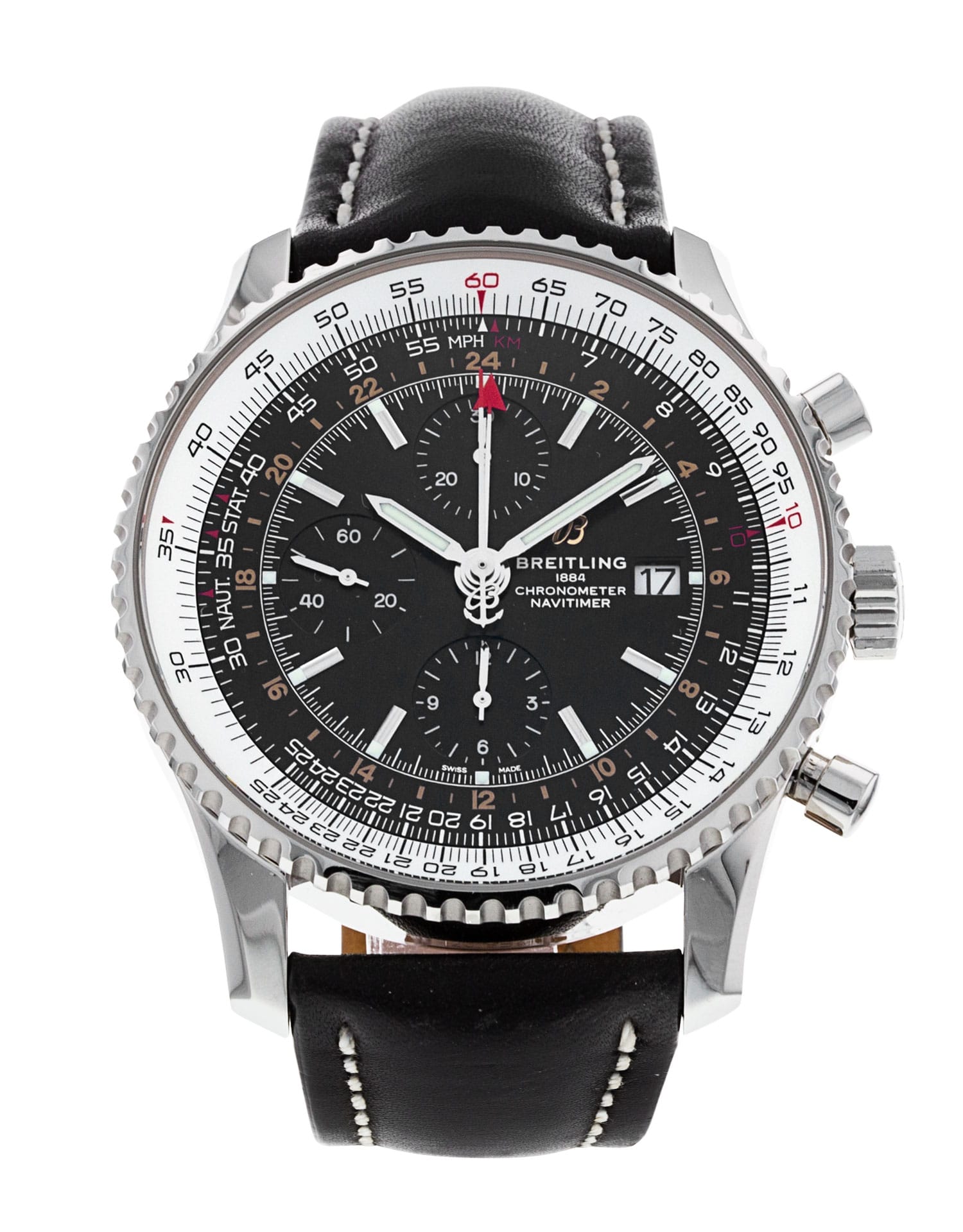 La Cote des Montres: Watchfinder pre-owned watch - Breitling Navitimer ...