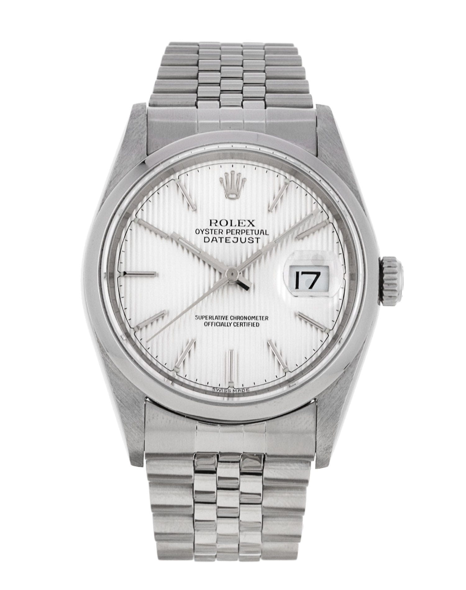 La Cote des Montres: Watchfinder pre-owned watch - Rolex Datejust - 16200