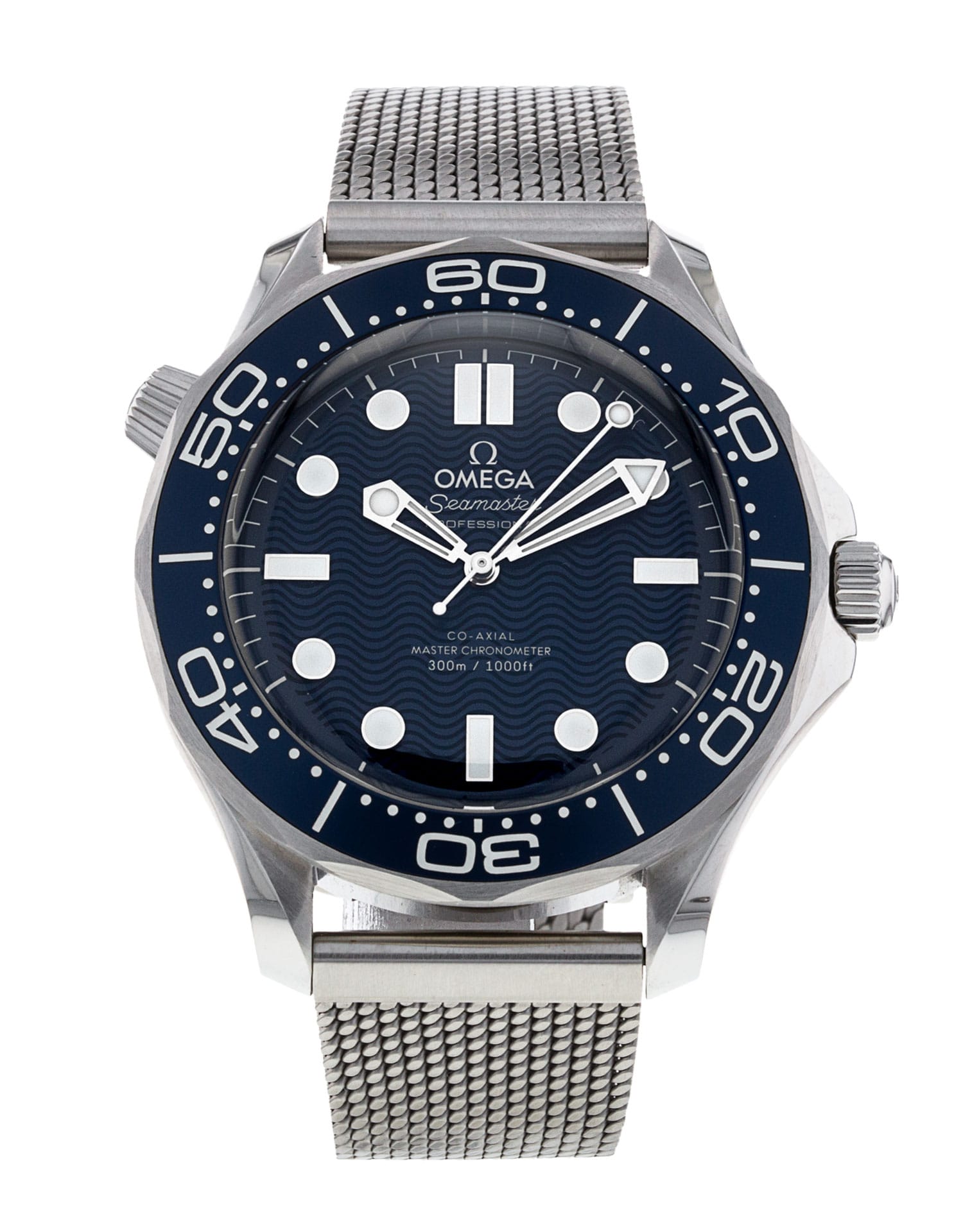 Omega Seamaster Diver 300m - Blue Dial & Bracelet Strap