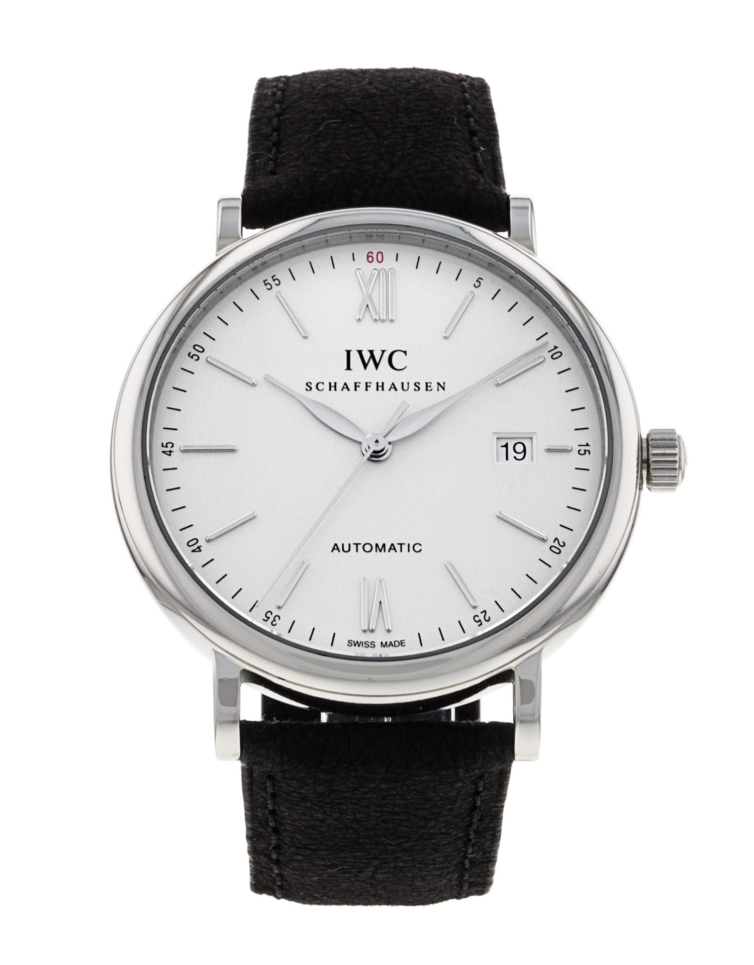 IWC Portofino Automatic - Silver Quarter Roman Numeral Dial
