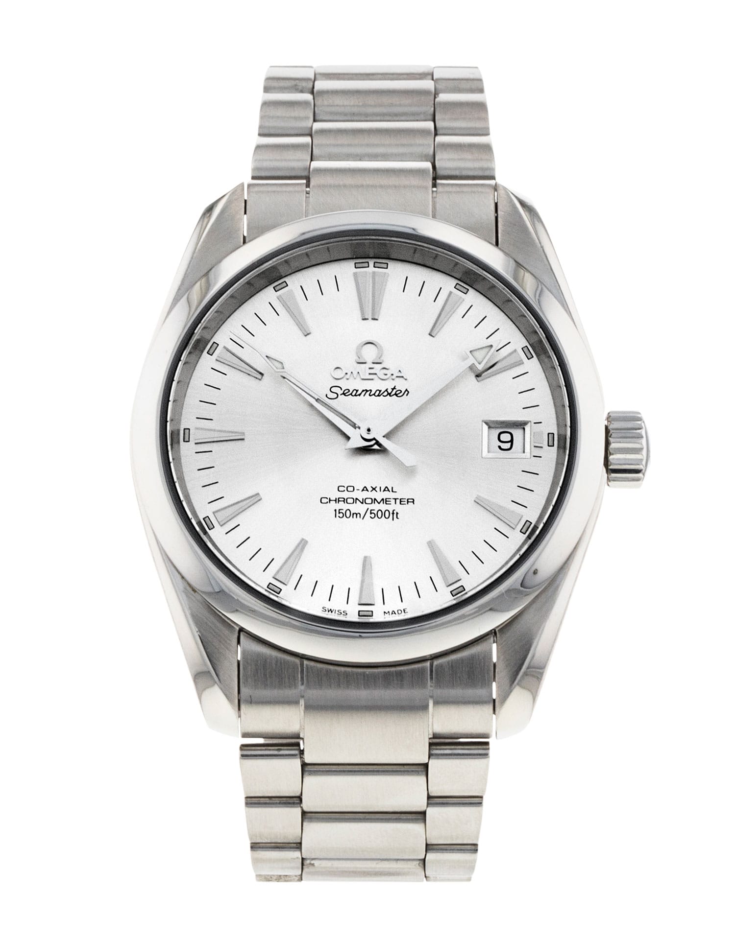 Omega Aqua Terra 150m Mid-Size - Silver Baton Dial