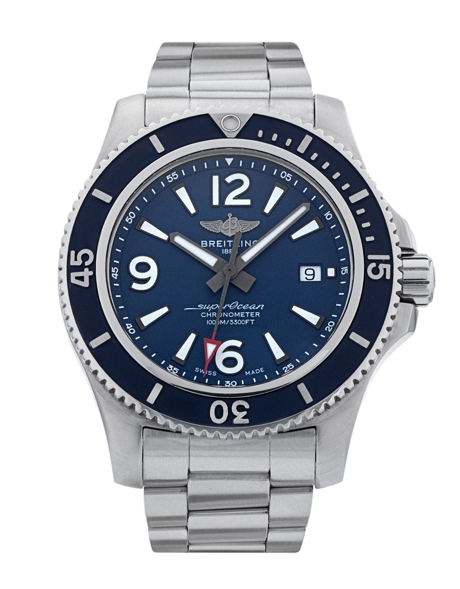 Breitling SuperOcean Automatic - Blue Quarter Arabic Dial