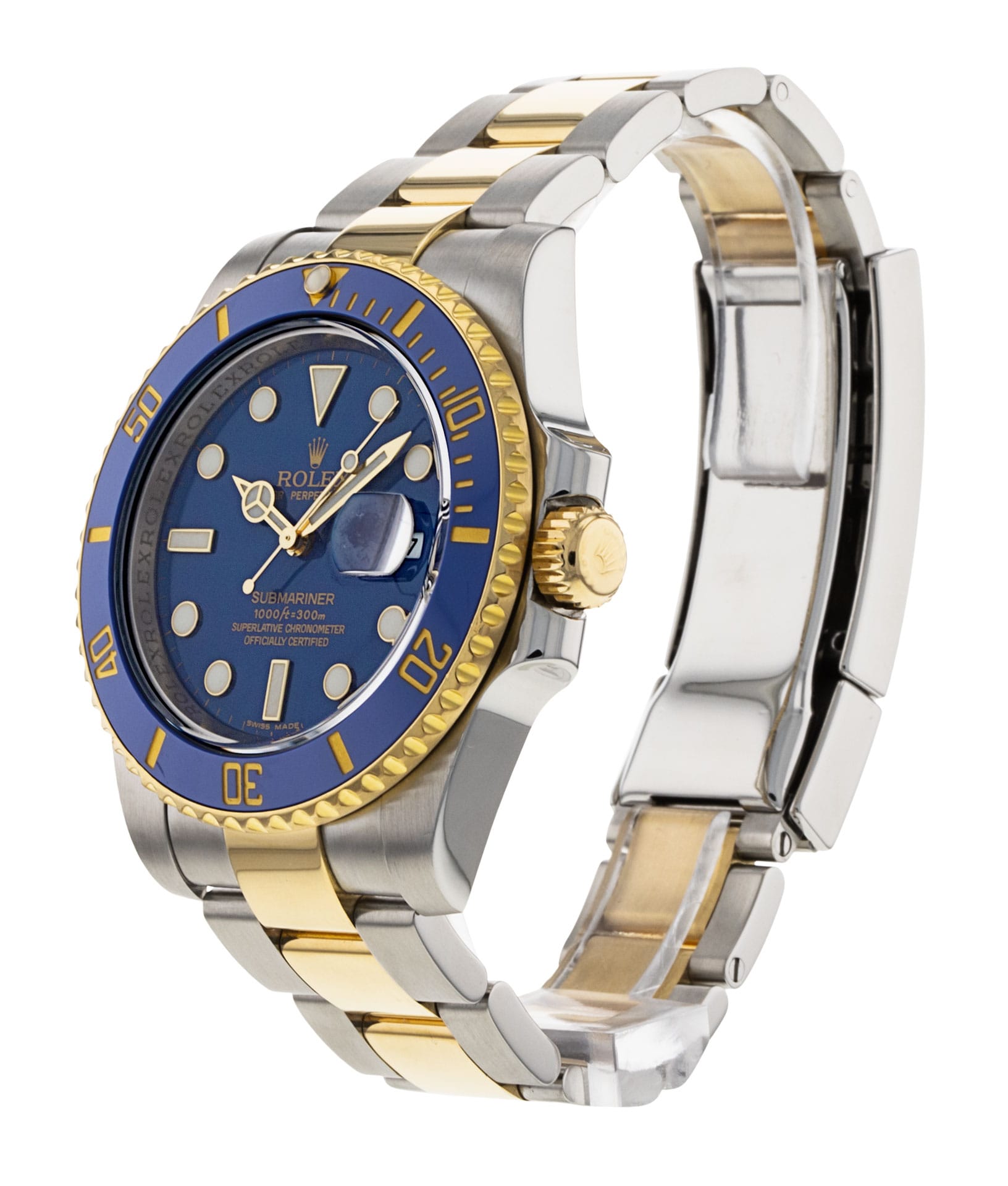 Rolex Submariner 116613 LB - Blue Dial & Bracelet Strap