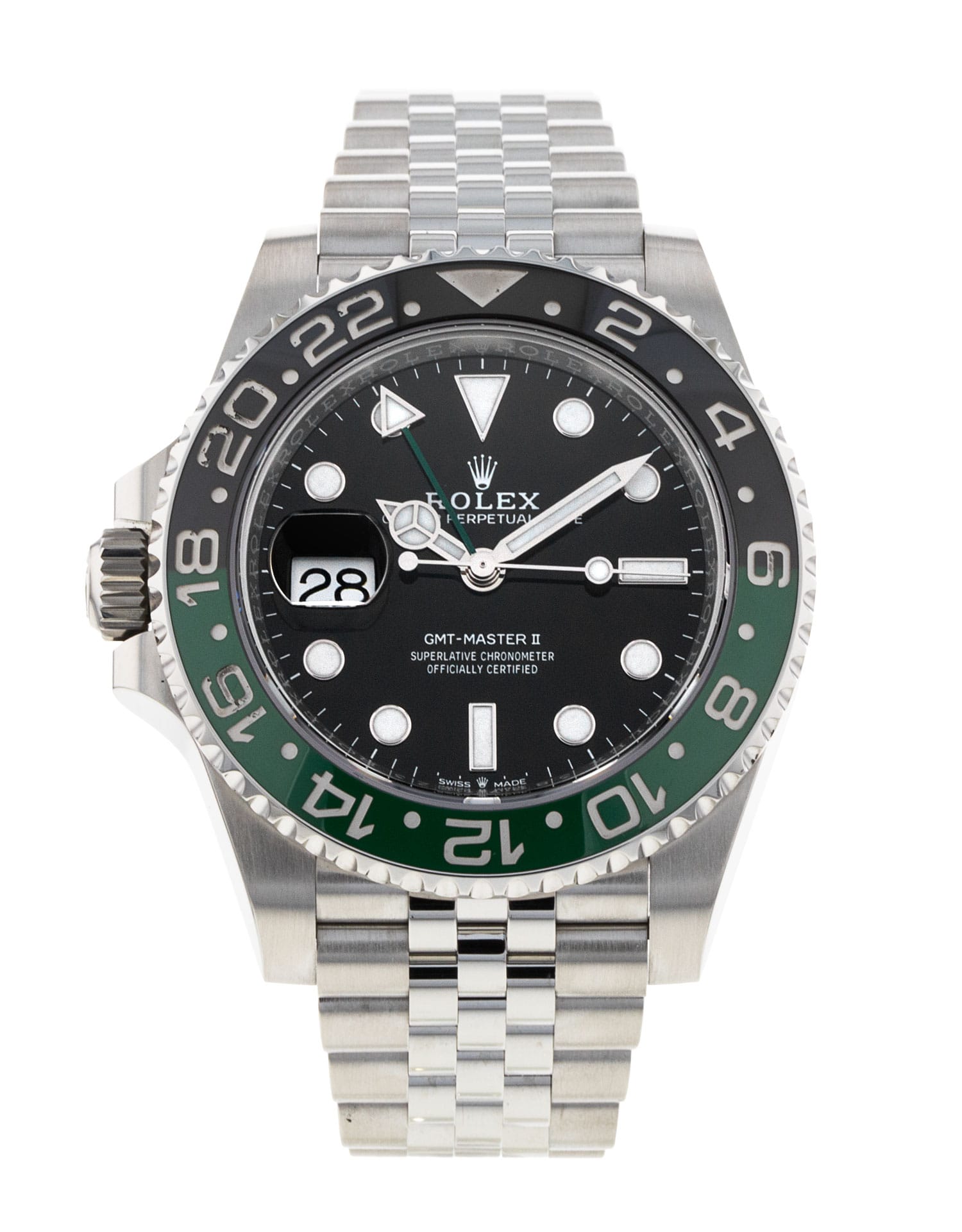 Rolex GMT Master II Sprite - Black Dial & Bracelet Strap
