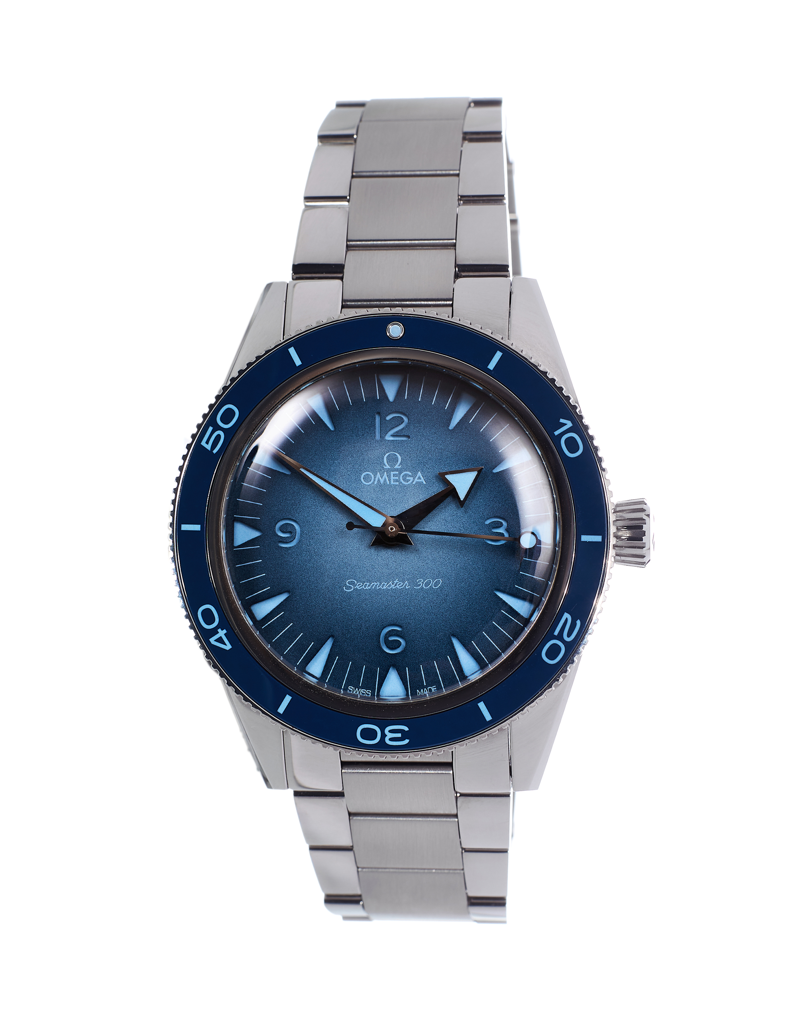 Omega Seamaster 300 - Blue Quarter Arabic Dial
