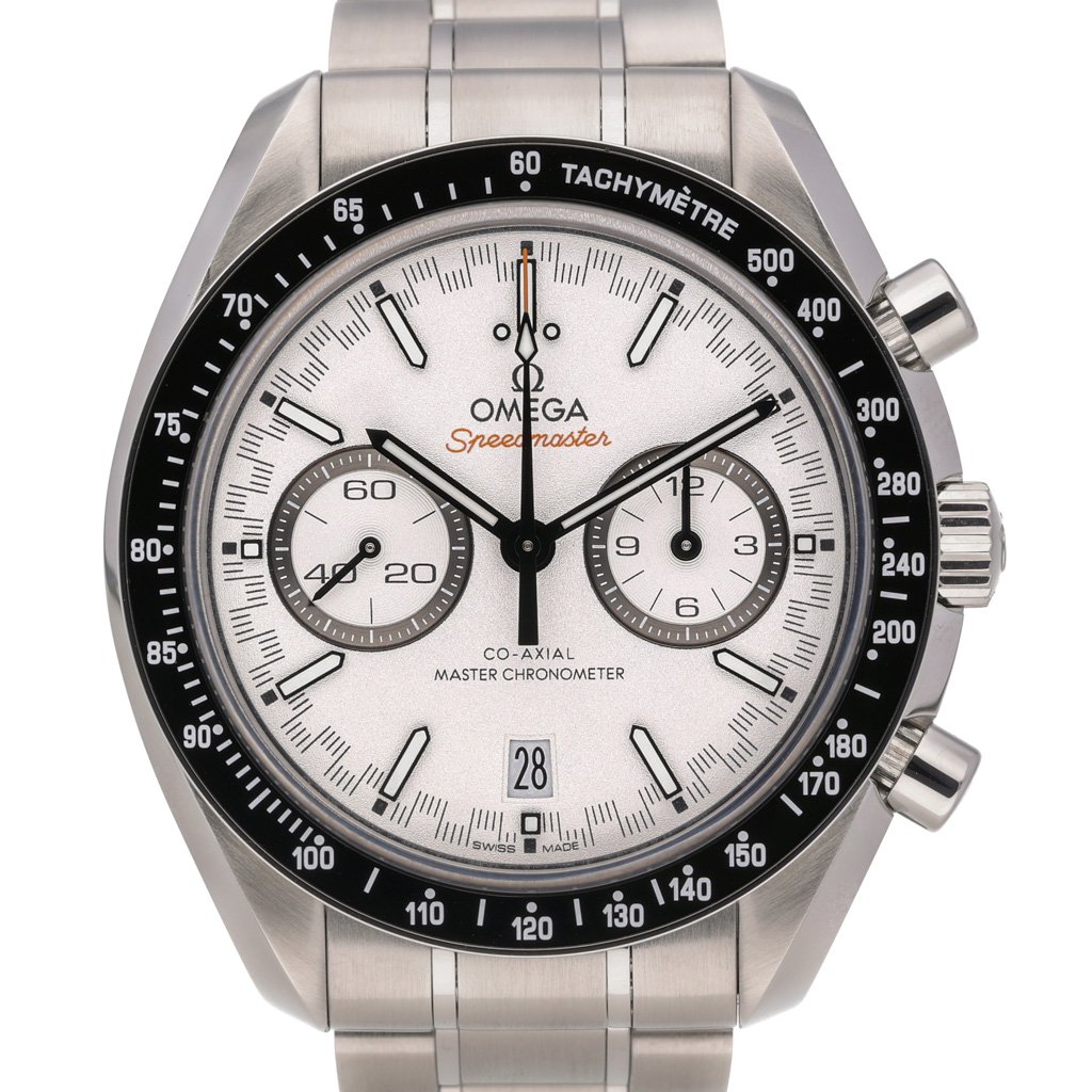 Omega Speedmaster Racing - White Baton Dial & Bracelet Strap
