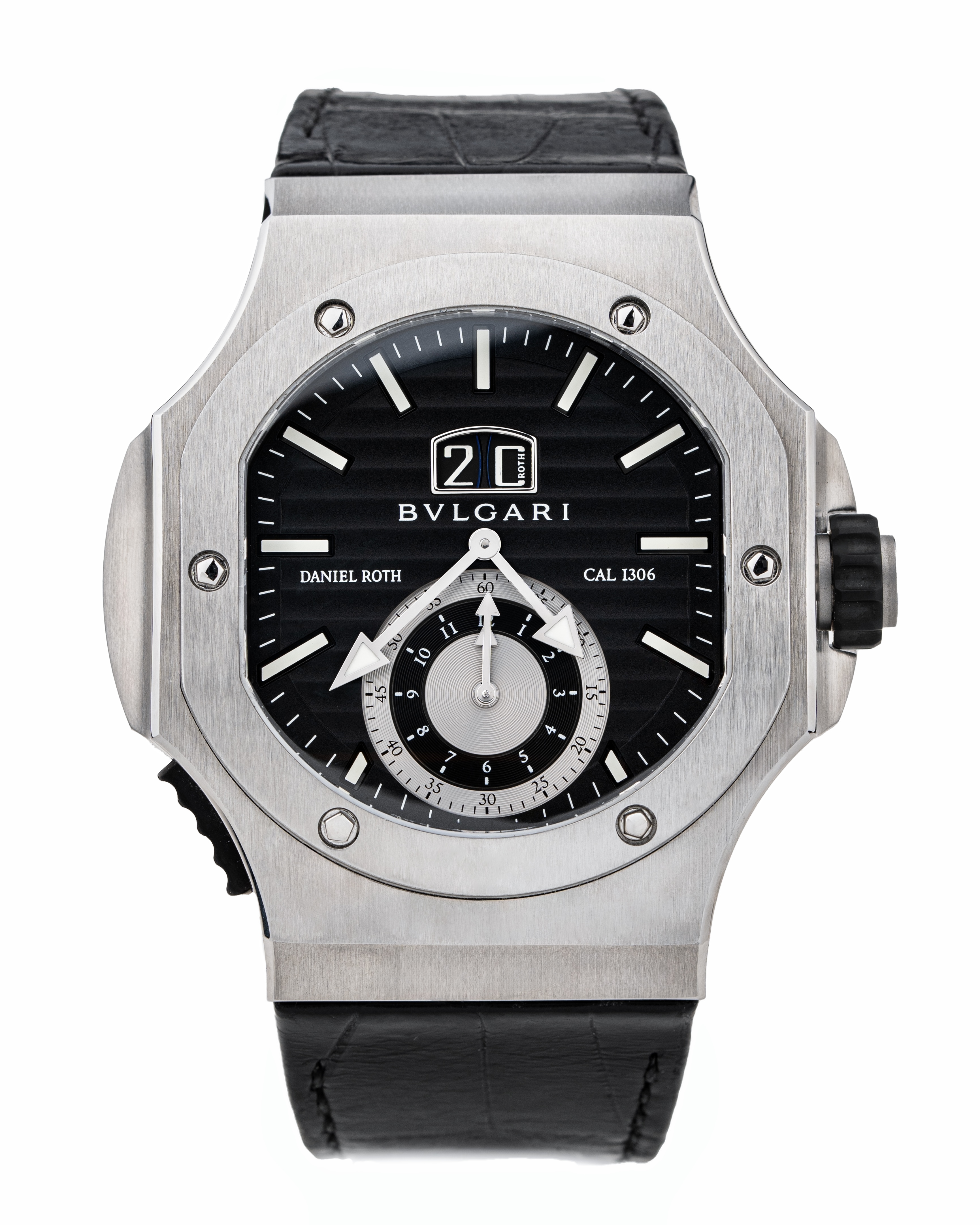 Bvlgari Daniel Roth - Black Dial & Rubber Strap