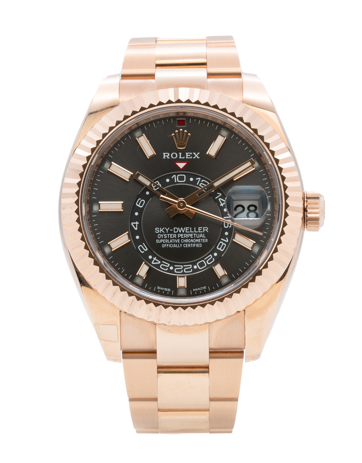 Rolex Sky-Dweller - Dark Rhodium Dial & Bracelet Strap