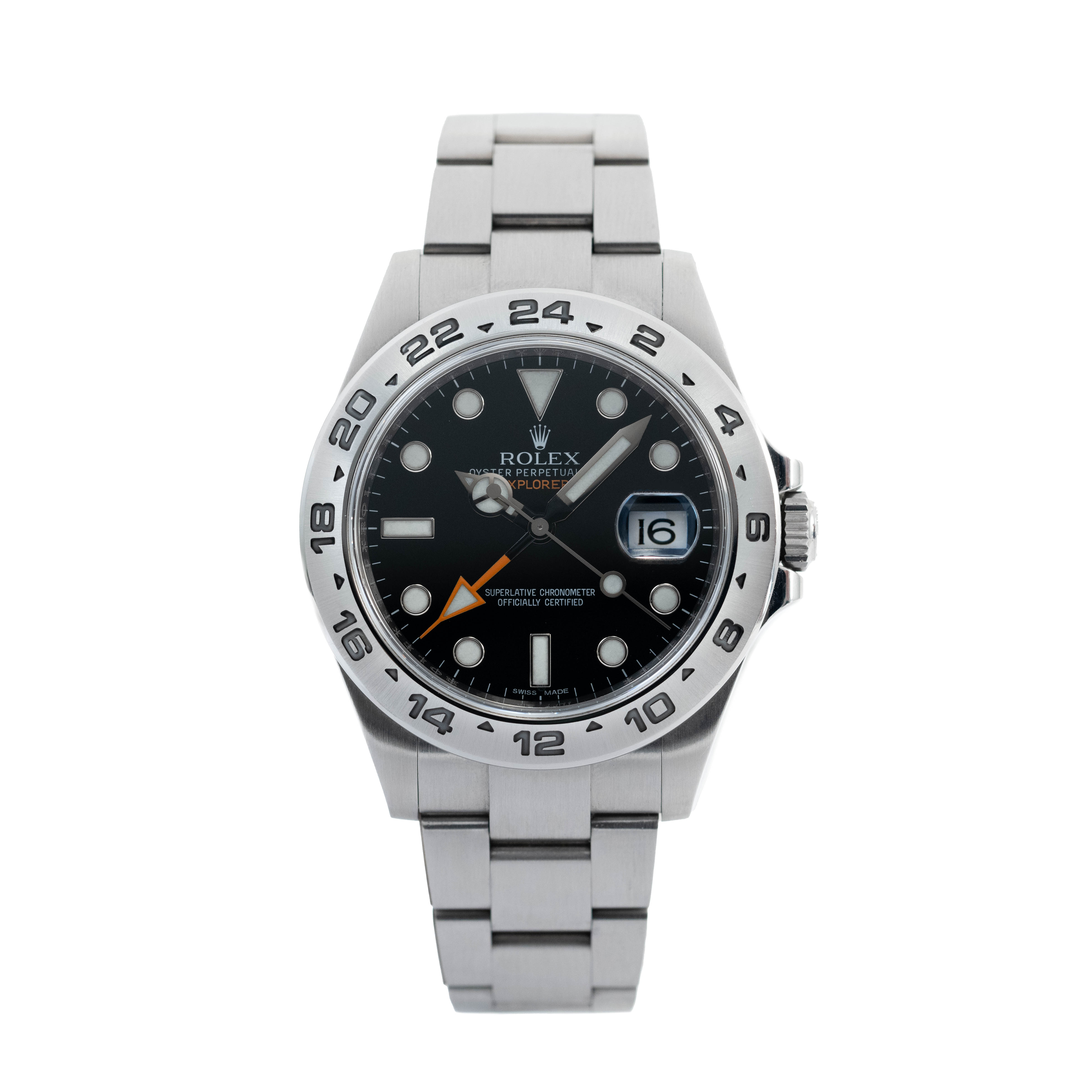 Rolex Explorer II 216570 - Black Dial & Bracelet Strap