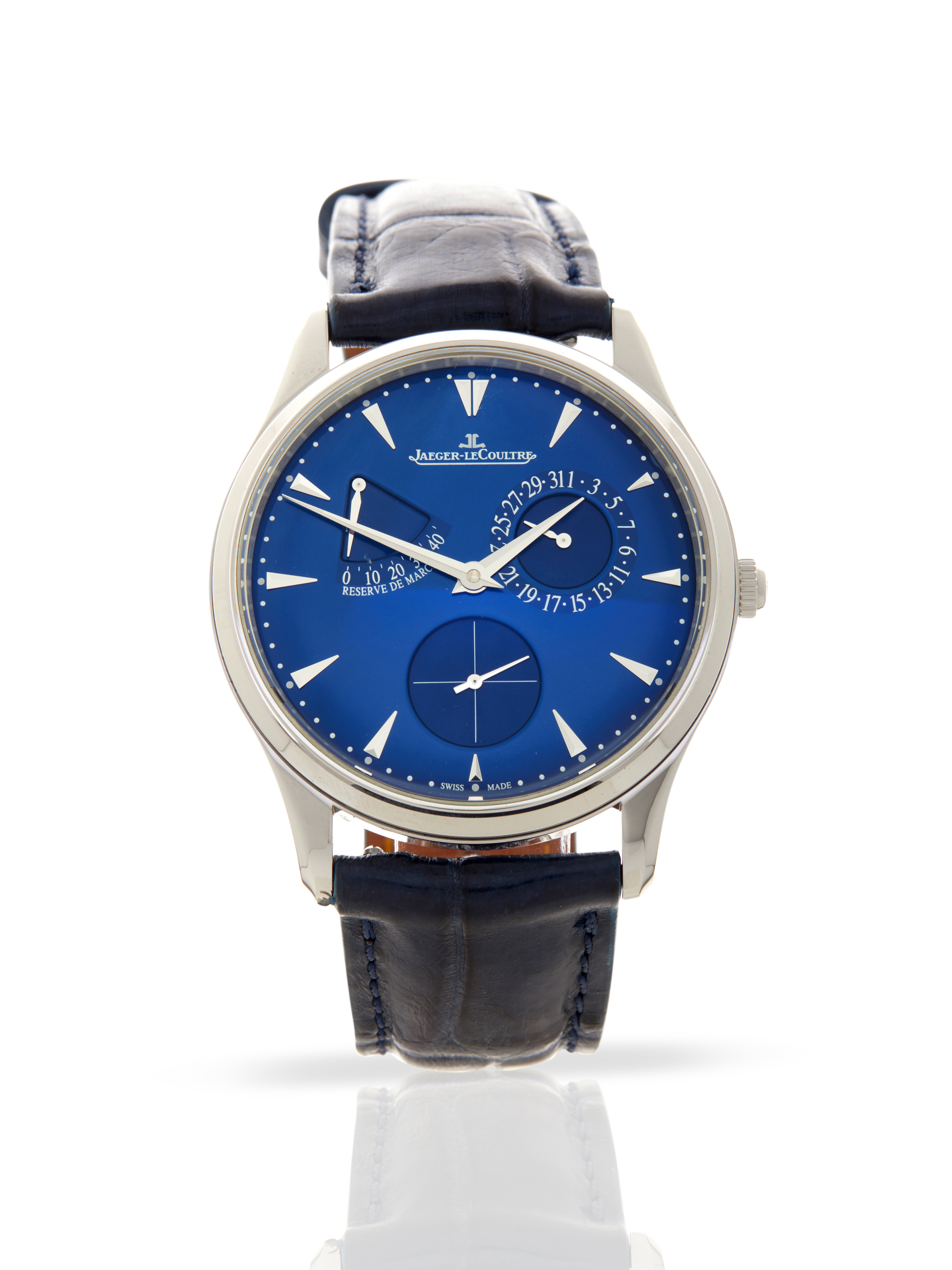 Jaeger-LeCoultre Master Ultra Thin - Blue Baton Dial