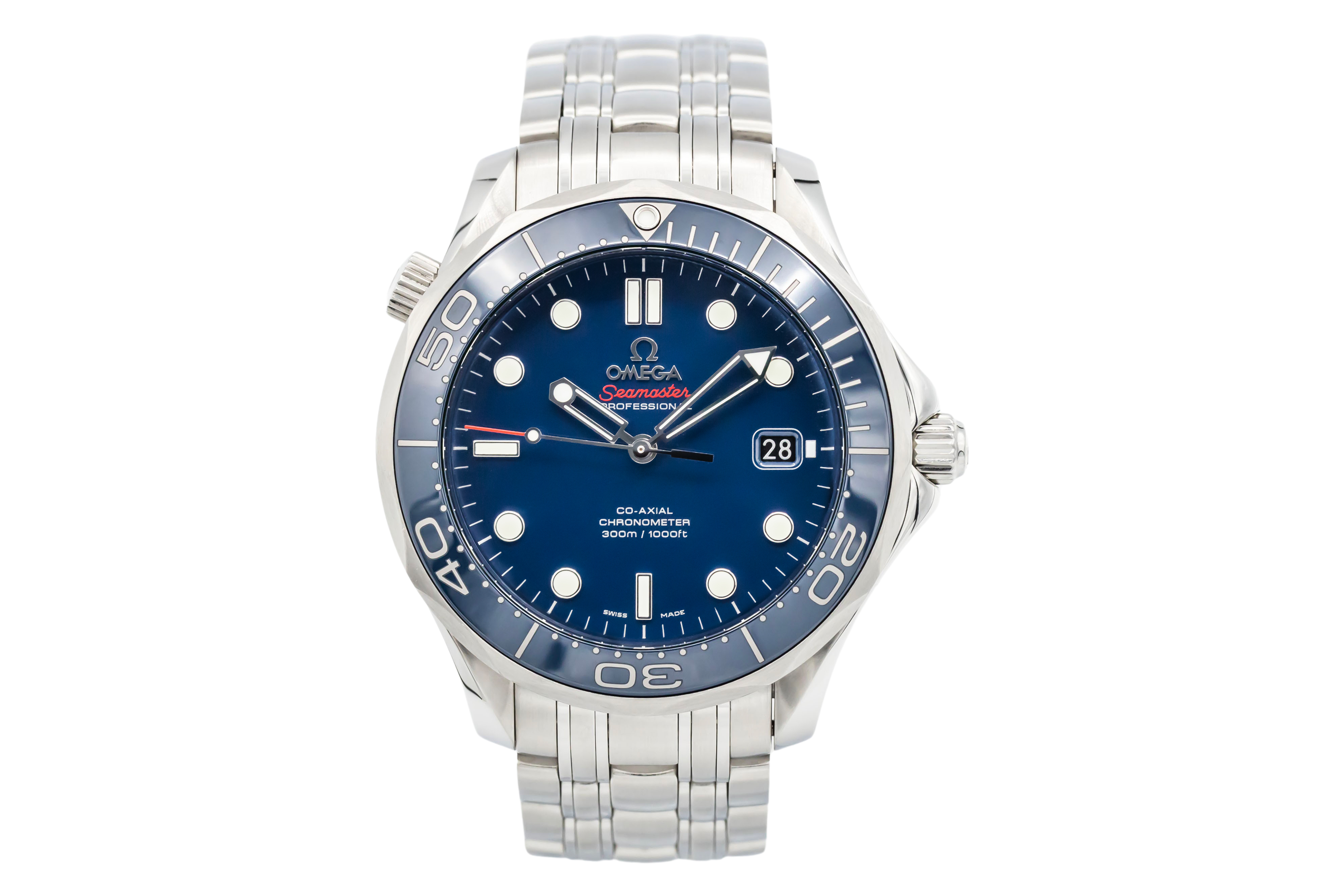 Omega Seamaster 300m - Blue Dial & Bracelet Strap