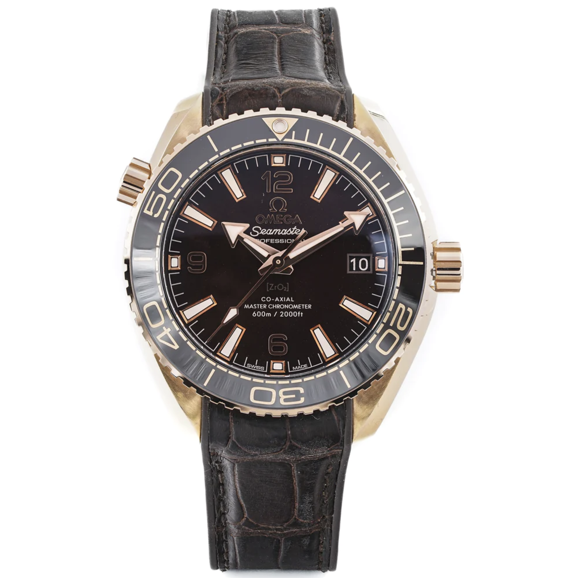 Omega Planet Ocean - Brown Quarter Arabic Dial