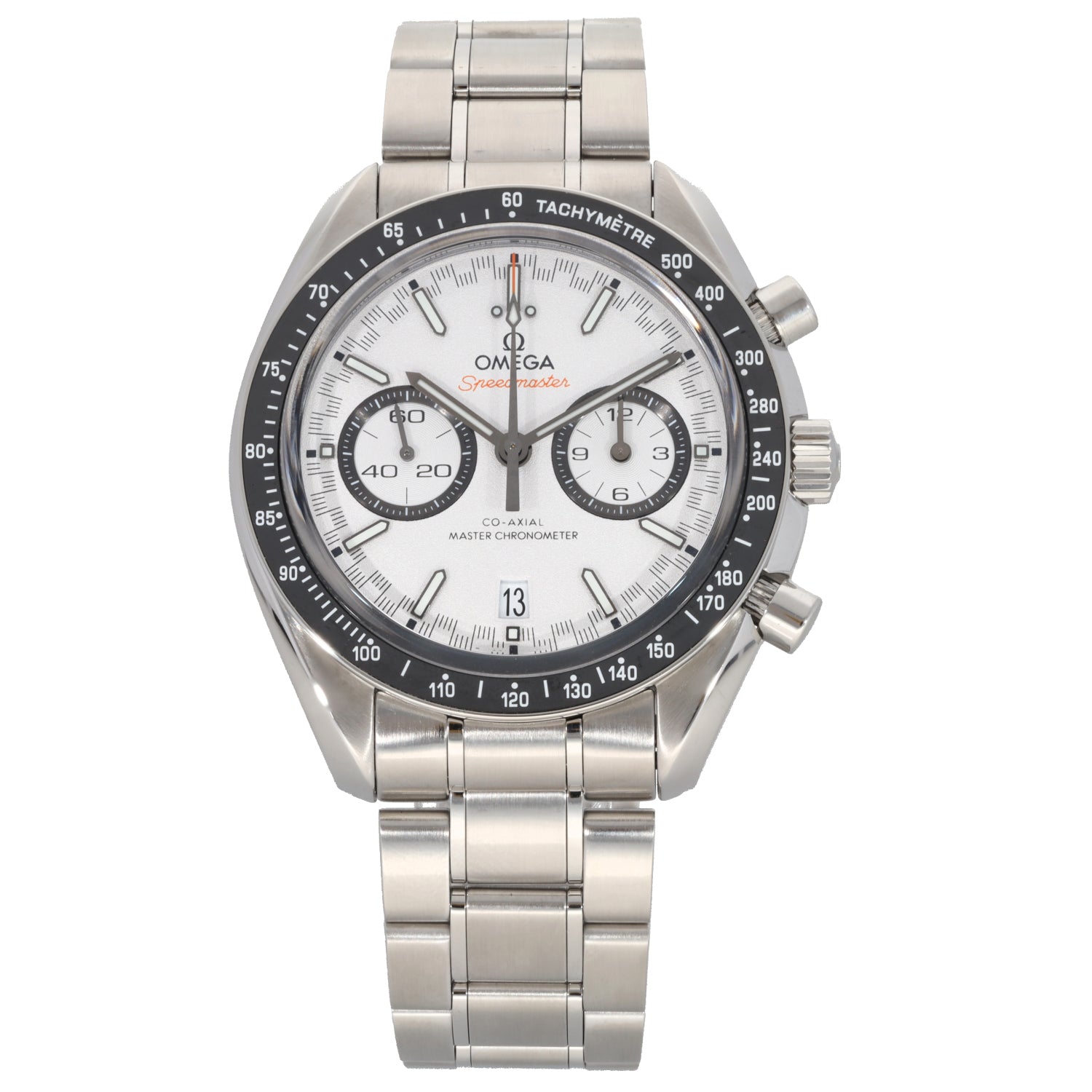 Omega Speedmaster Racing - White Baton Dial & Bracelet Strap