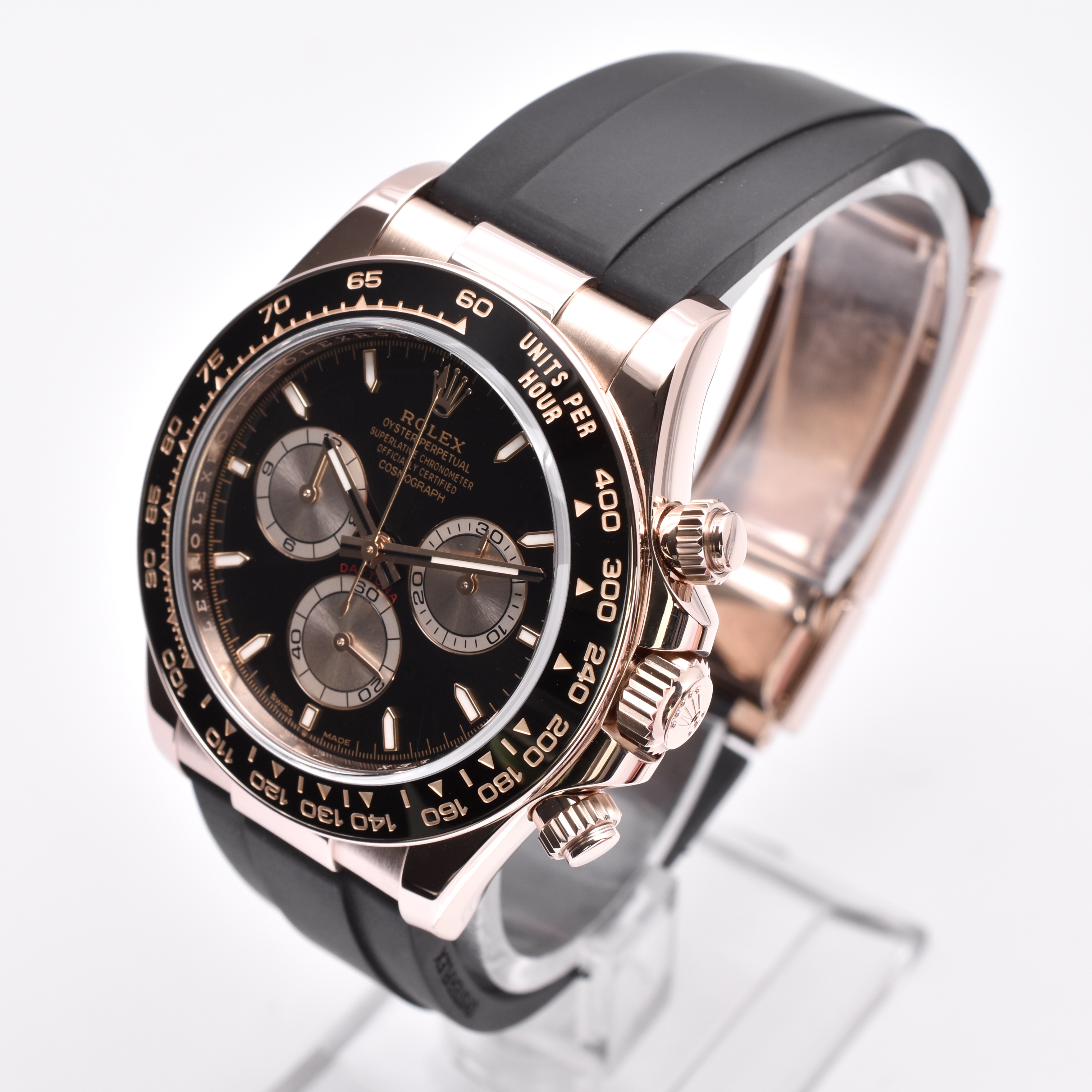Rolex Daytona 126515 LN - Black Dial & Rubber Strap