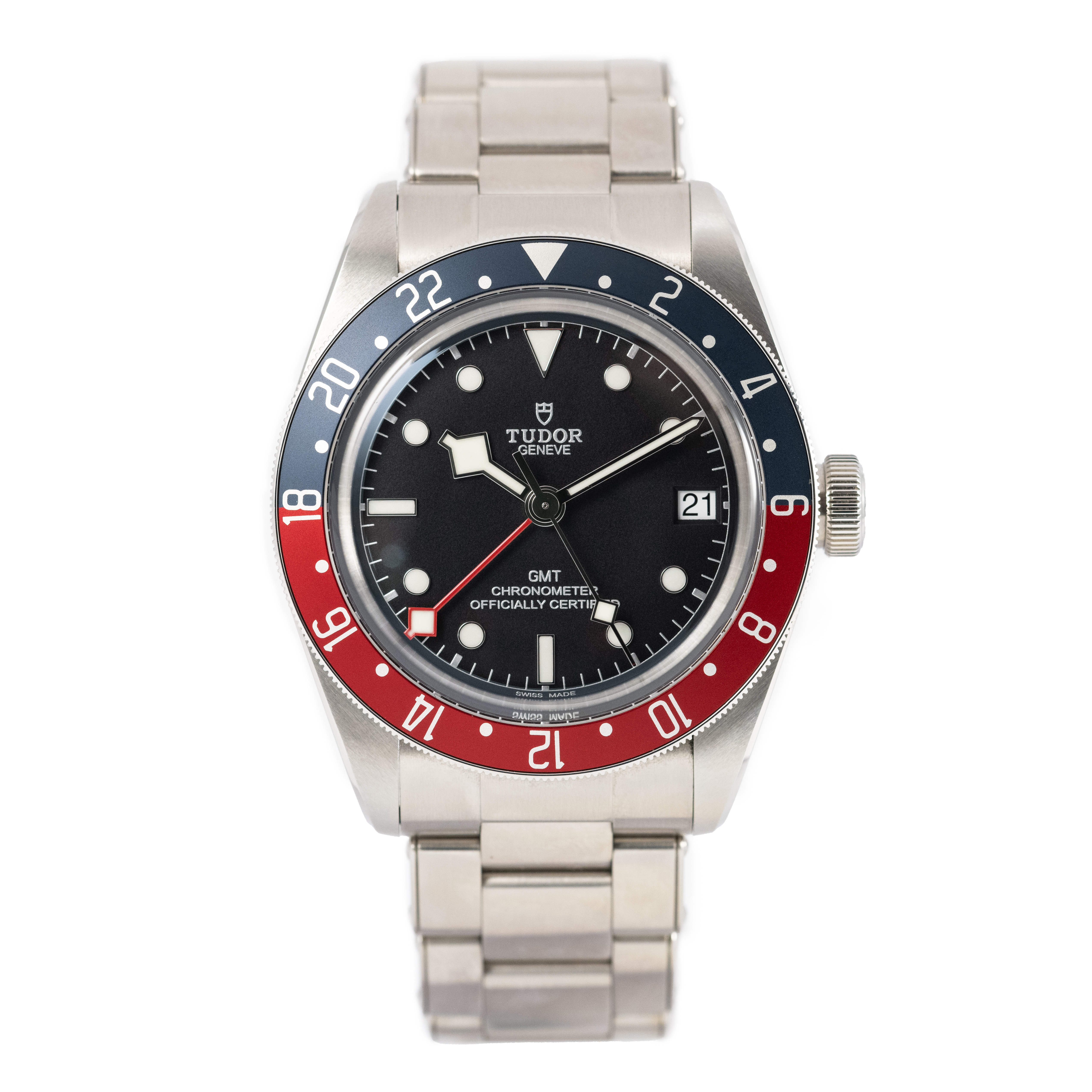 Tudor Black Bay GMT - Black Dial & Bracelet Strap