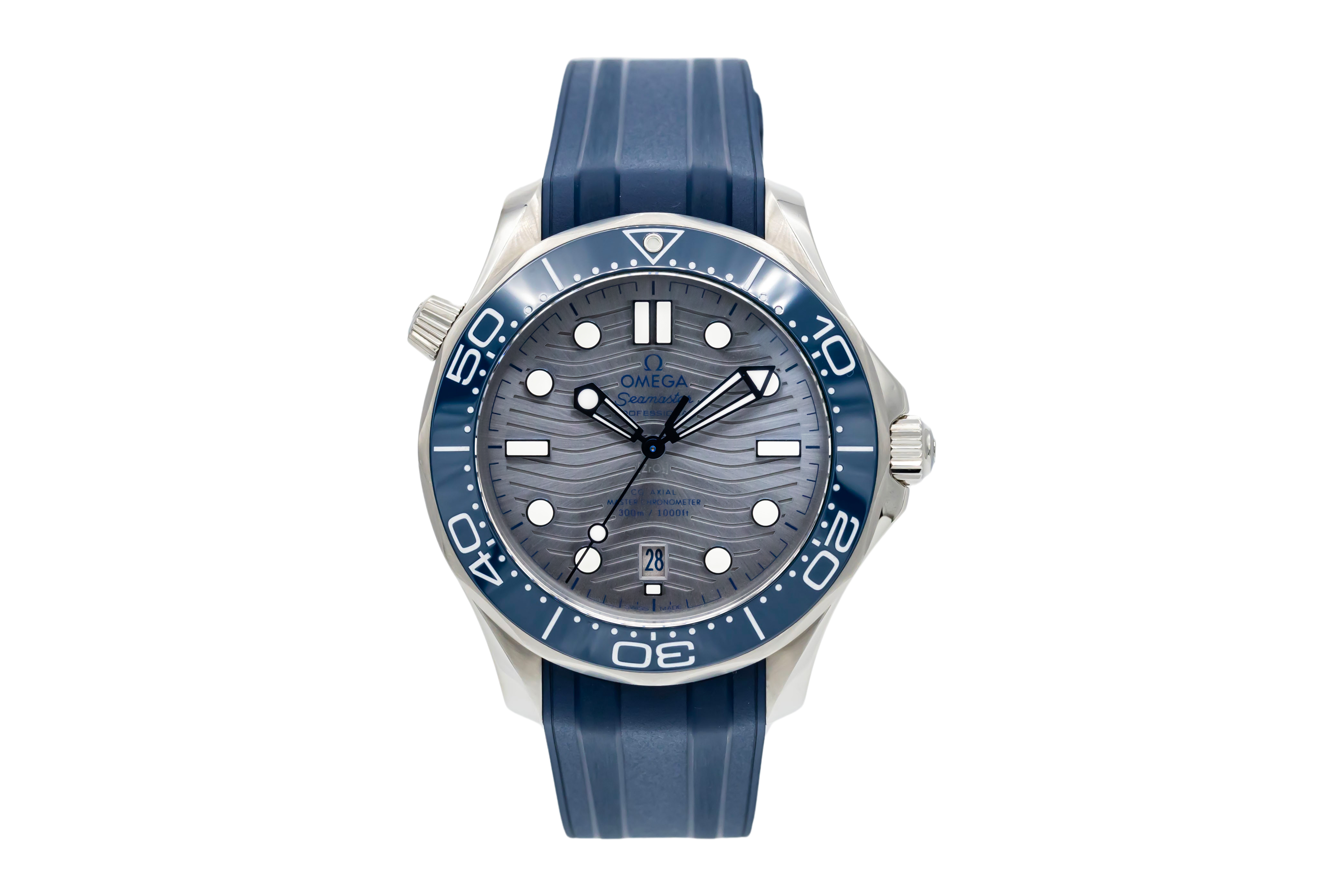 Omega Seamaster Diver 300m - Grey Dial & Rubber Strap