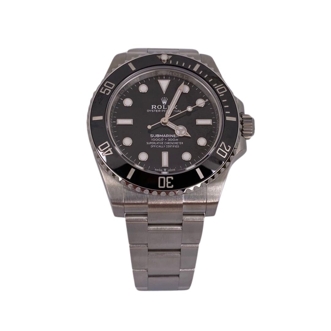 Rolex Submariner 124060 - Black Dial & Bracelet Strap