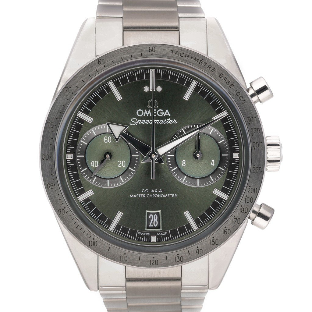 Omega Speedmaster 57 - Green Baton Dial & Bracelet Strap