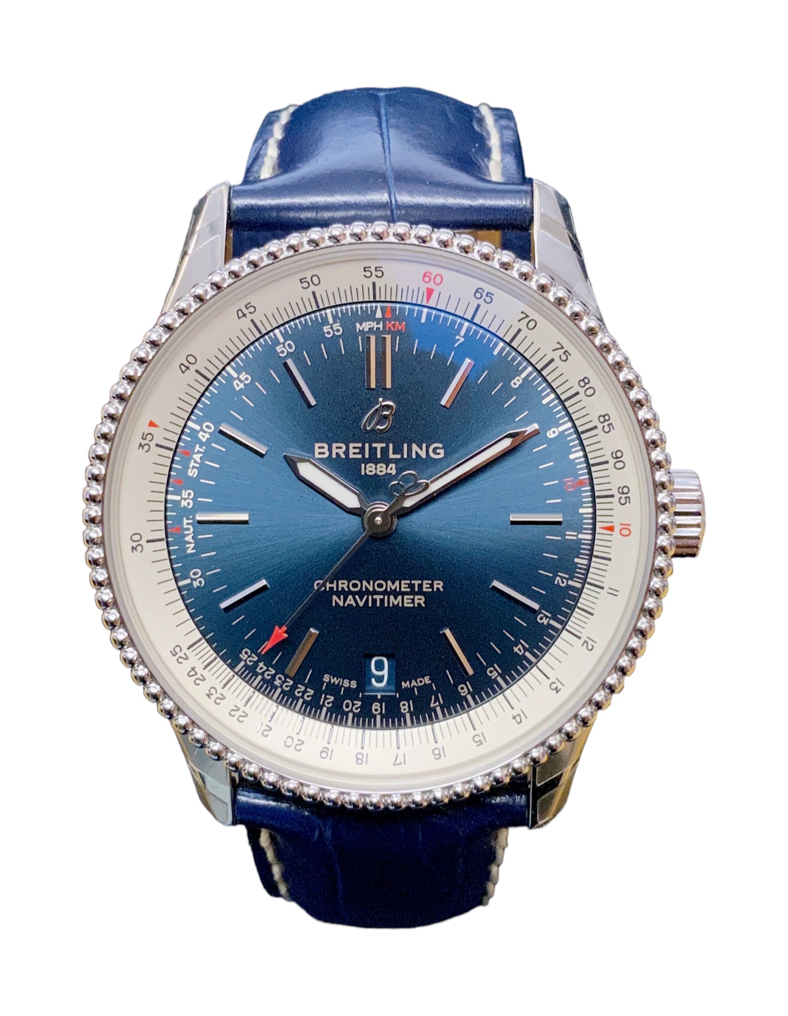 Breitling Navitimer Automatic 38 - Blue Baton Dial