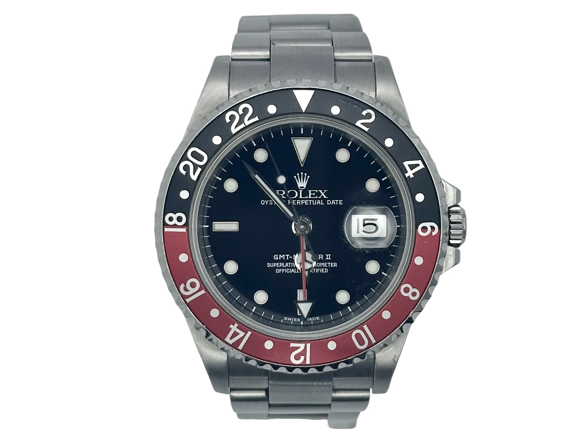 Rolex GMT Master II 16710 - Black Dial & Bracelet Strap