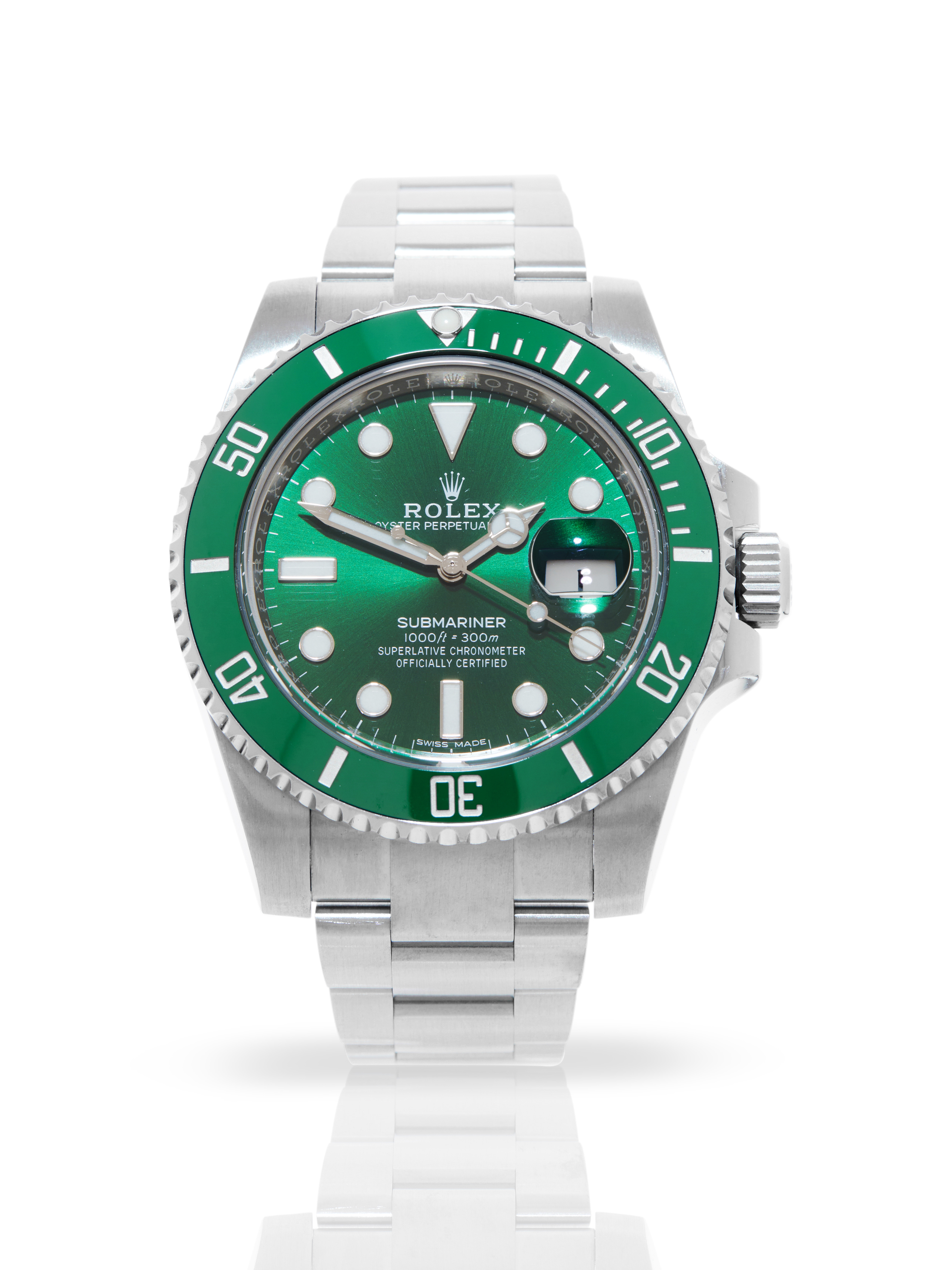 Rolex Submariner Hulk - Green Dial & Bracelet Strap