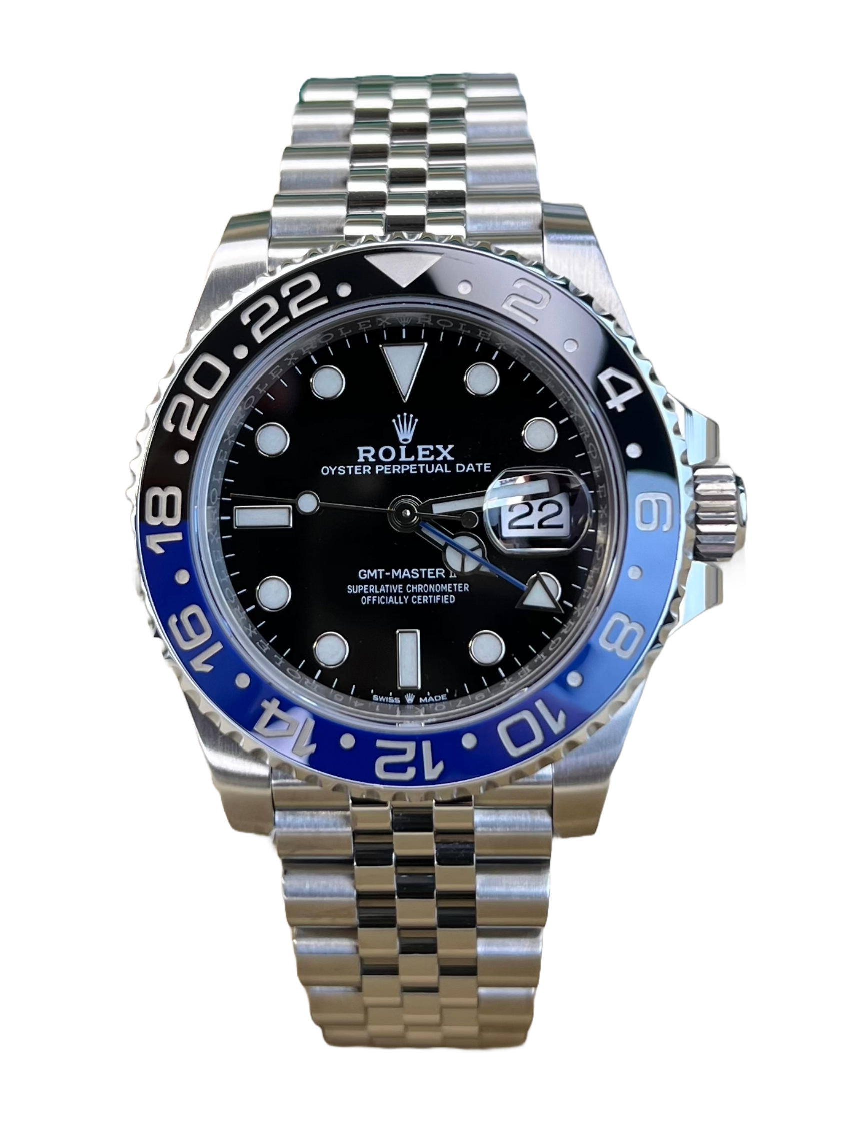 Rolex GMT Master II - Black Dial & Bracelet Strap