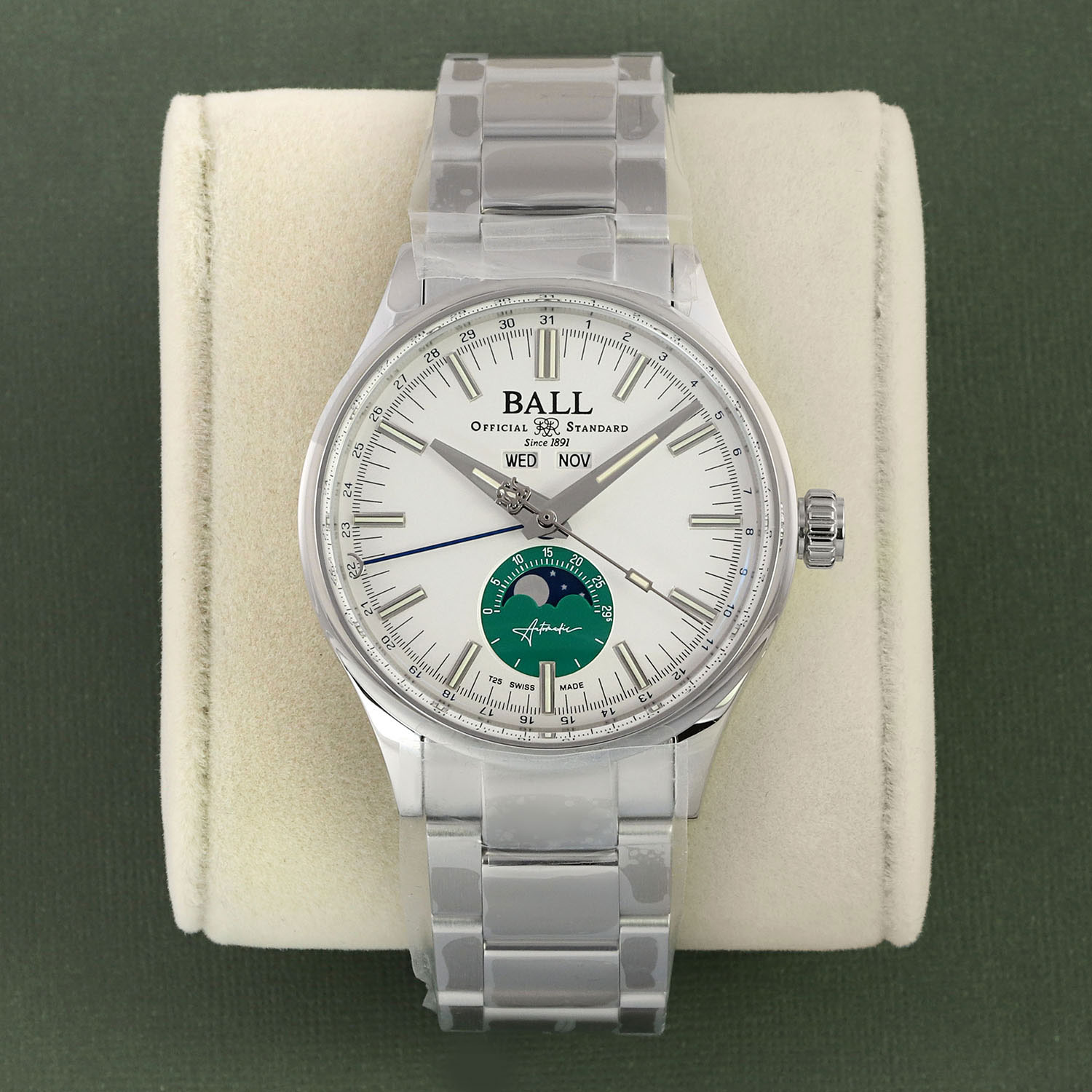 Ball Engineer II Moonphase - Blue Baton Dial